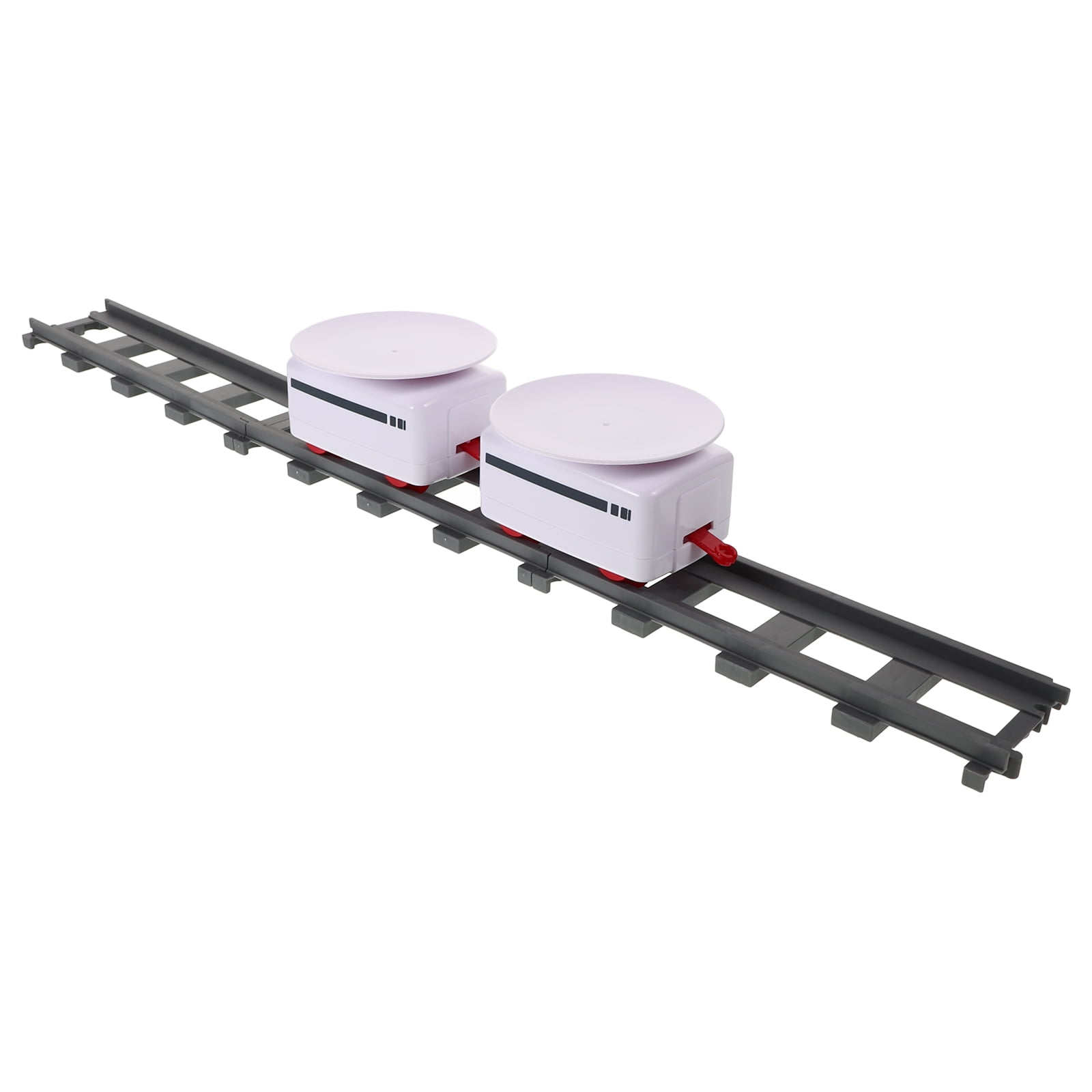 1 Set Battery Powered Set Rotating Food Train With Sushi Serving Tray ...