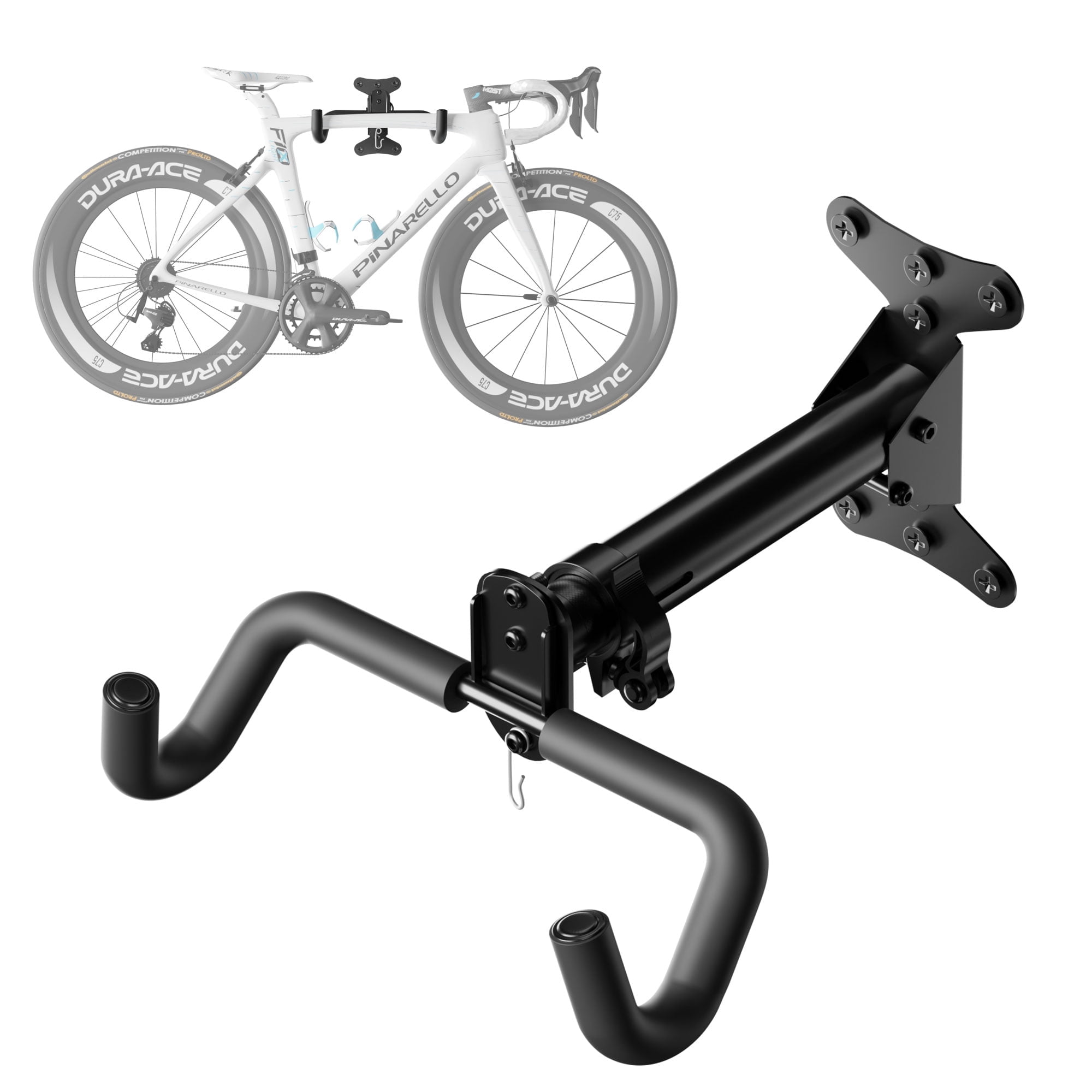 "TenFans Adjustable Bicycle Hanging Hooks, Wall Mounted Bike Rack for ...