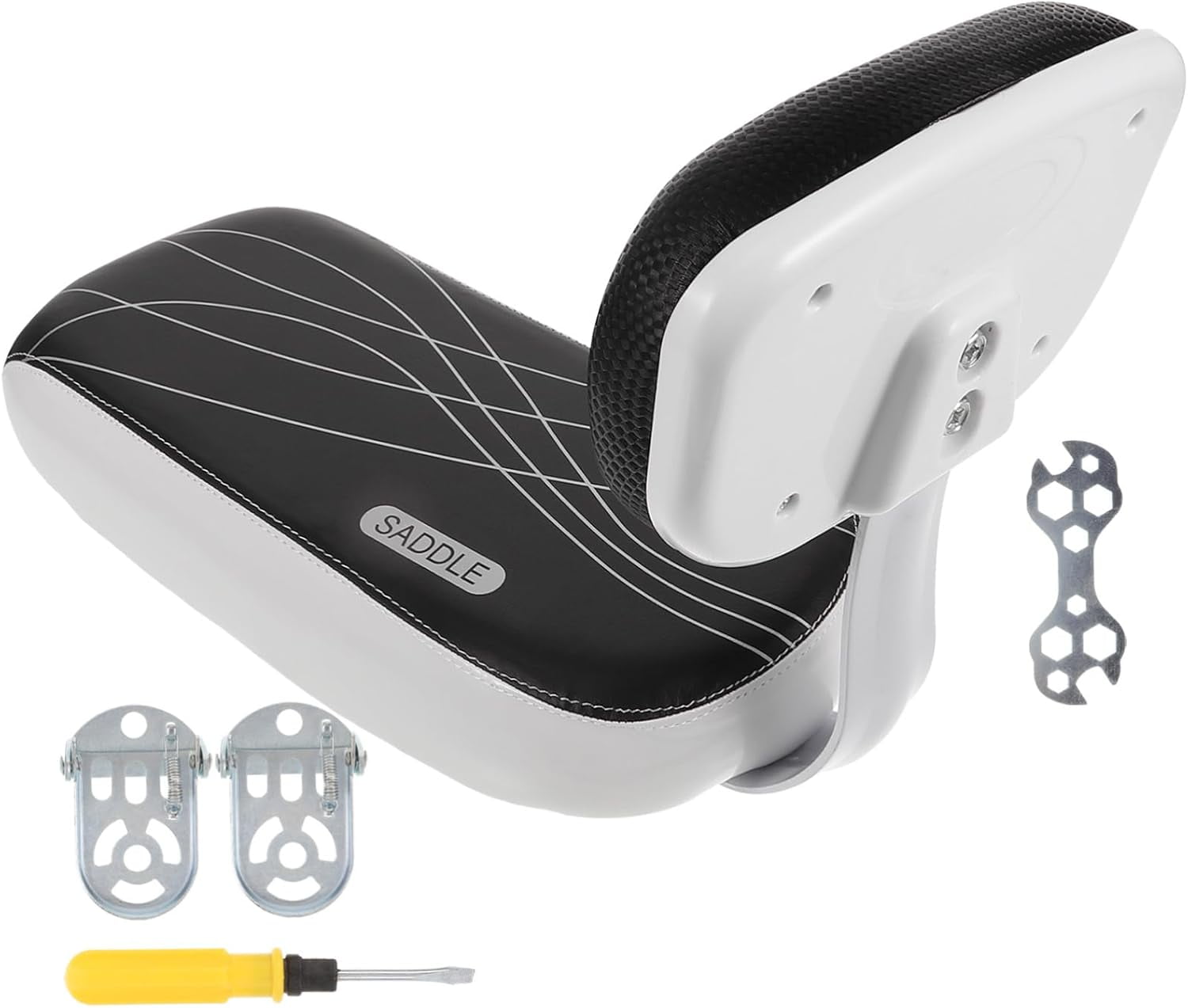 1 Set Bicycle Seat Cushion Bike Back Seat Rack Rear Bike Car Mount ...