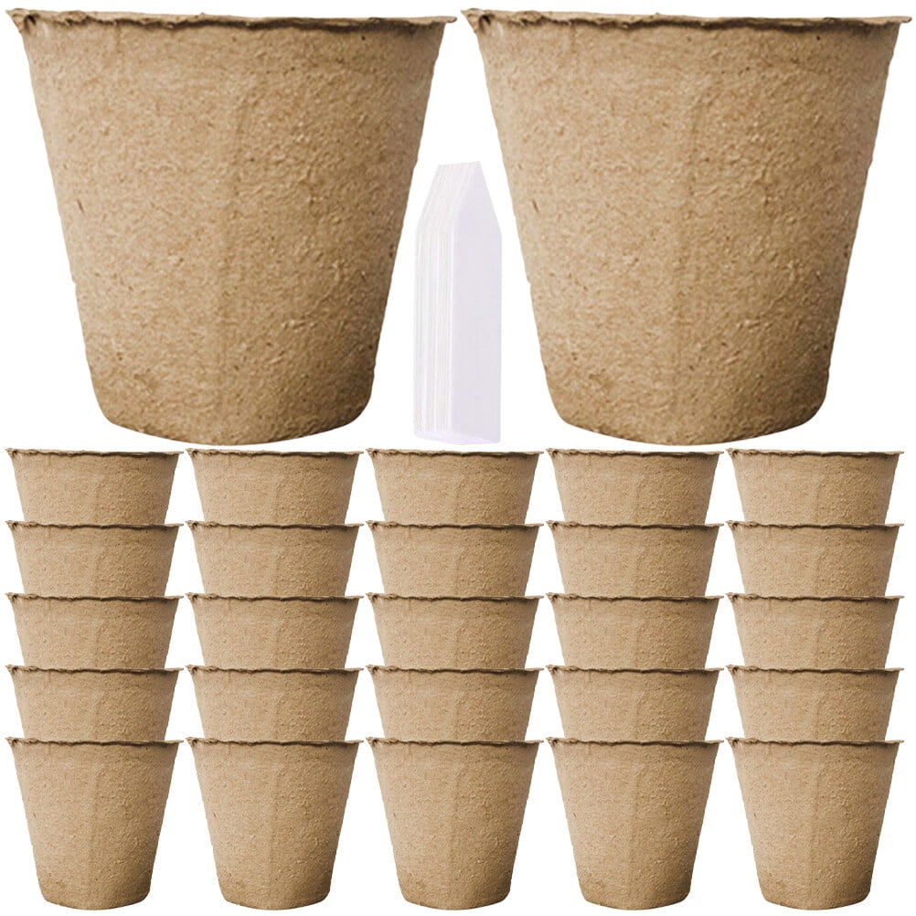1 Set Biodegradable Plants Starter Nursery Pots Garden Germination ...