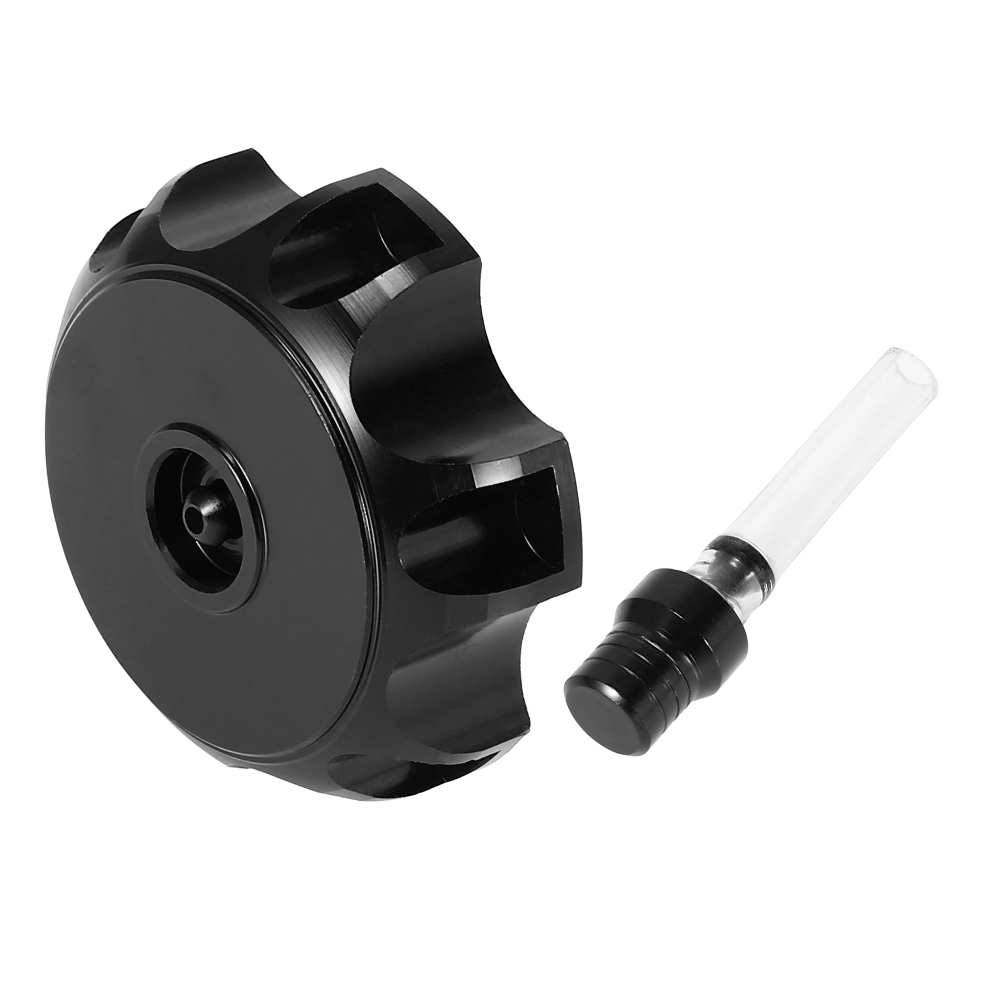 1 Set Black Aluminum Alloy Motorcycle Gas Fuel Tank Cap for Off-Road ...