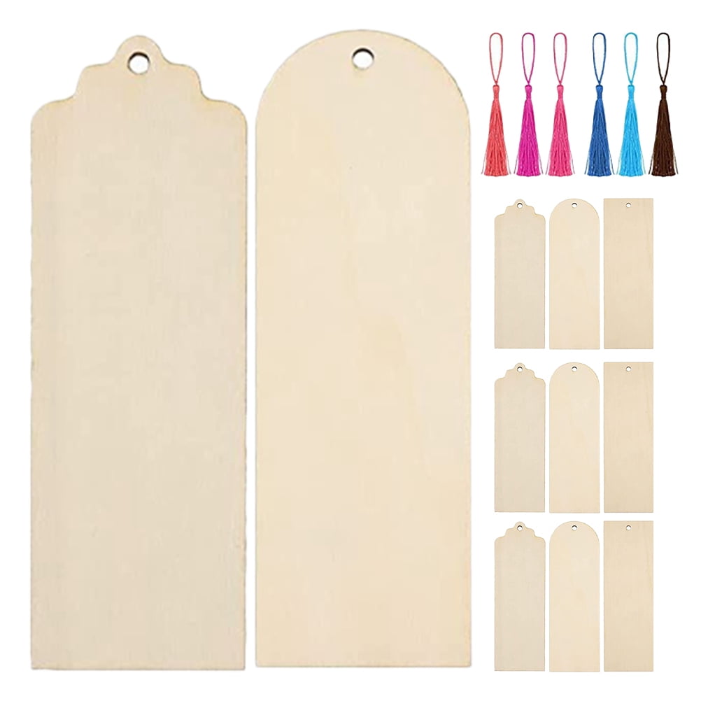 Blank Bookmark for DIY Crafting Bookmarks to Decorate Khaki - Walmart.com