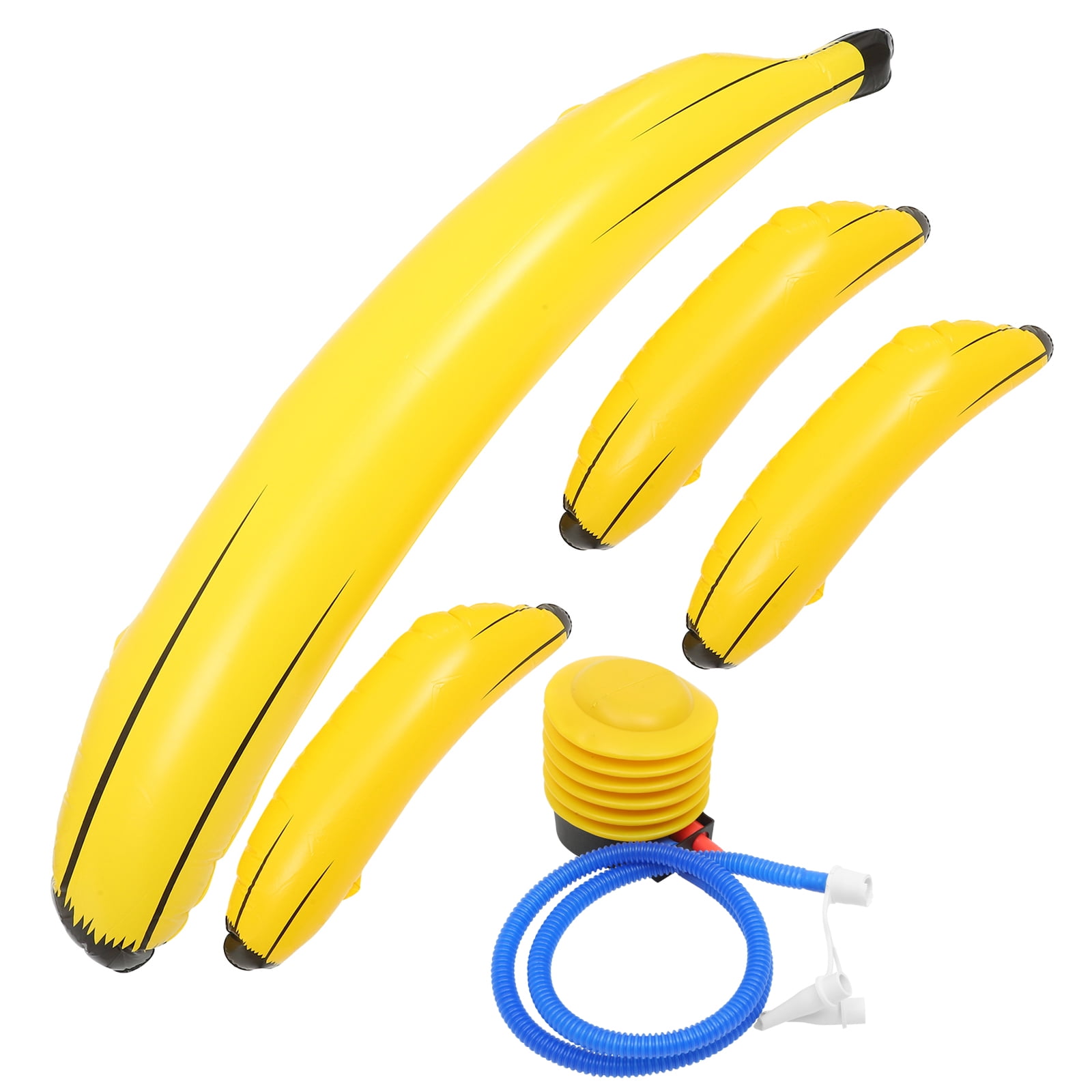 1 Set Blow-up Inflatable Bananas Yellow Banana for Party Decoration ...