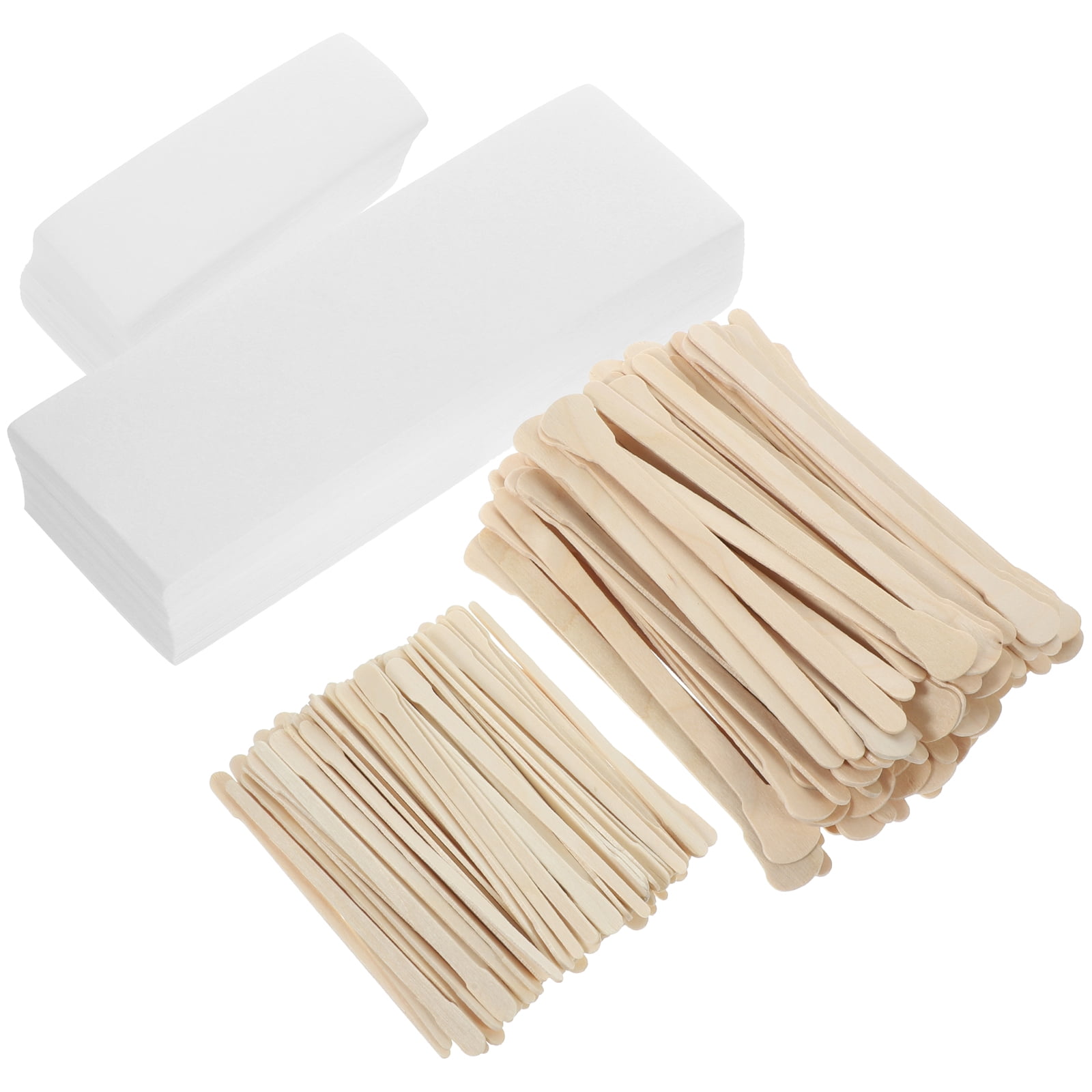 1 Set Body Hair Removal Wax Strips Wooden Waxing Applicator Sticks for ...