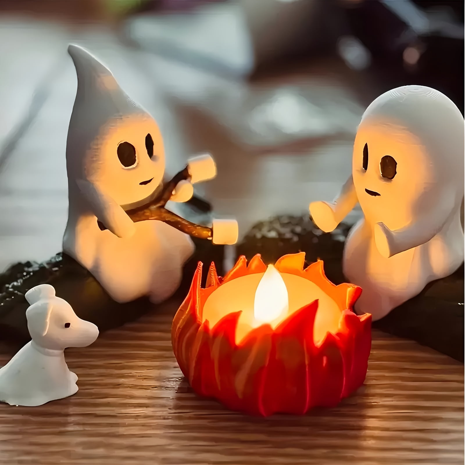 1 Set Bonfire Party Seasonal Collectible Figures, 2025 Bonfire Flicker ...