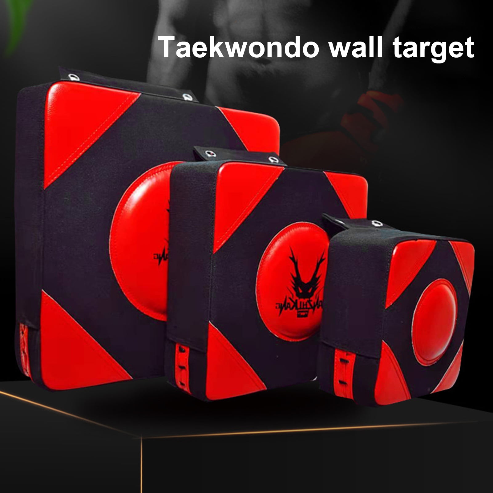 1 Set Boxing Target Wall-mounted Exercising Anti-fade Free Fight Sanda ...