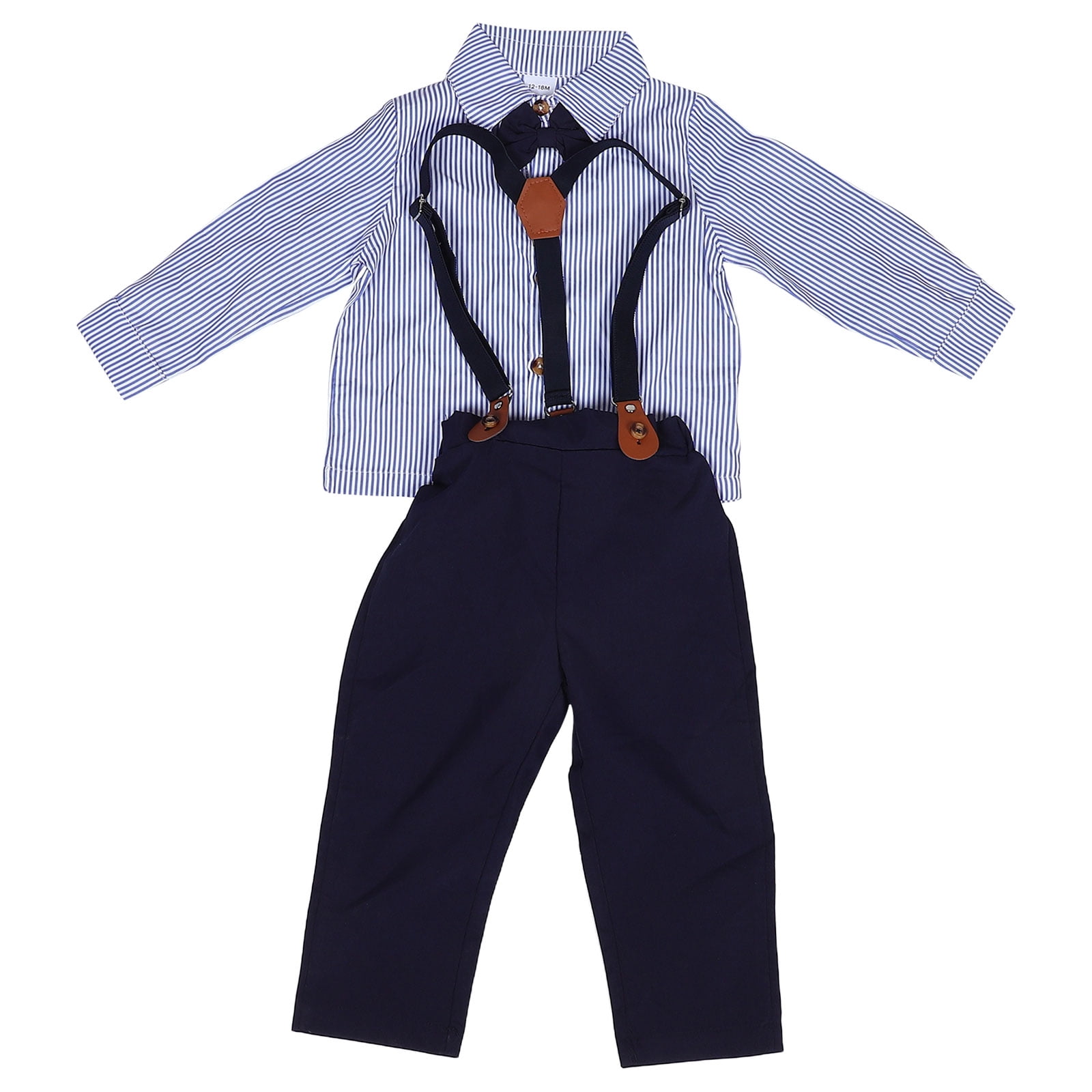 1 Set Boys Clothes Toddler Boys Dress Outfit Long Sleeve Shirt And ...