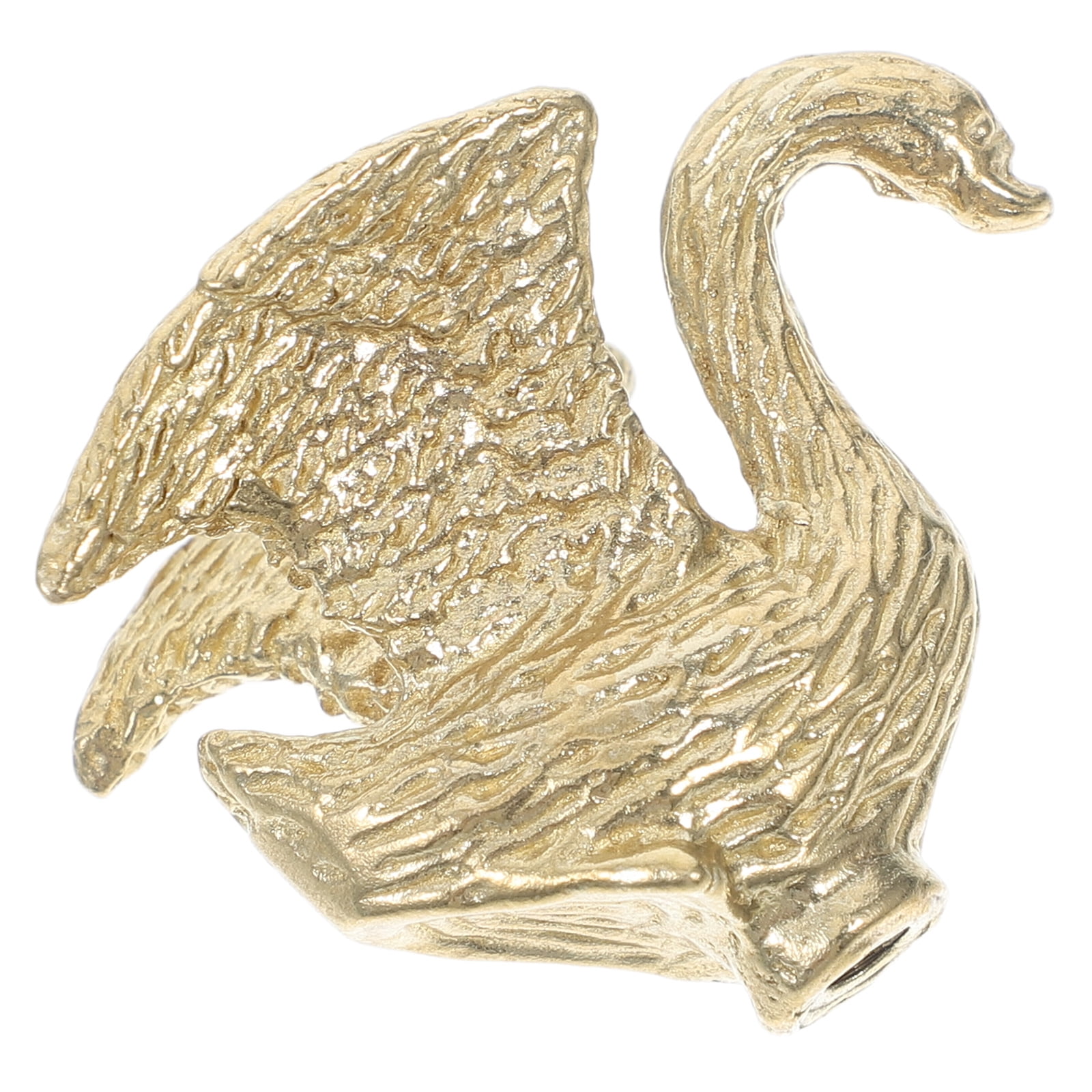 1 Set Brass Animal Knobs Creative Swan Pull For Cabinets And Drawers ...