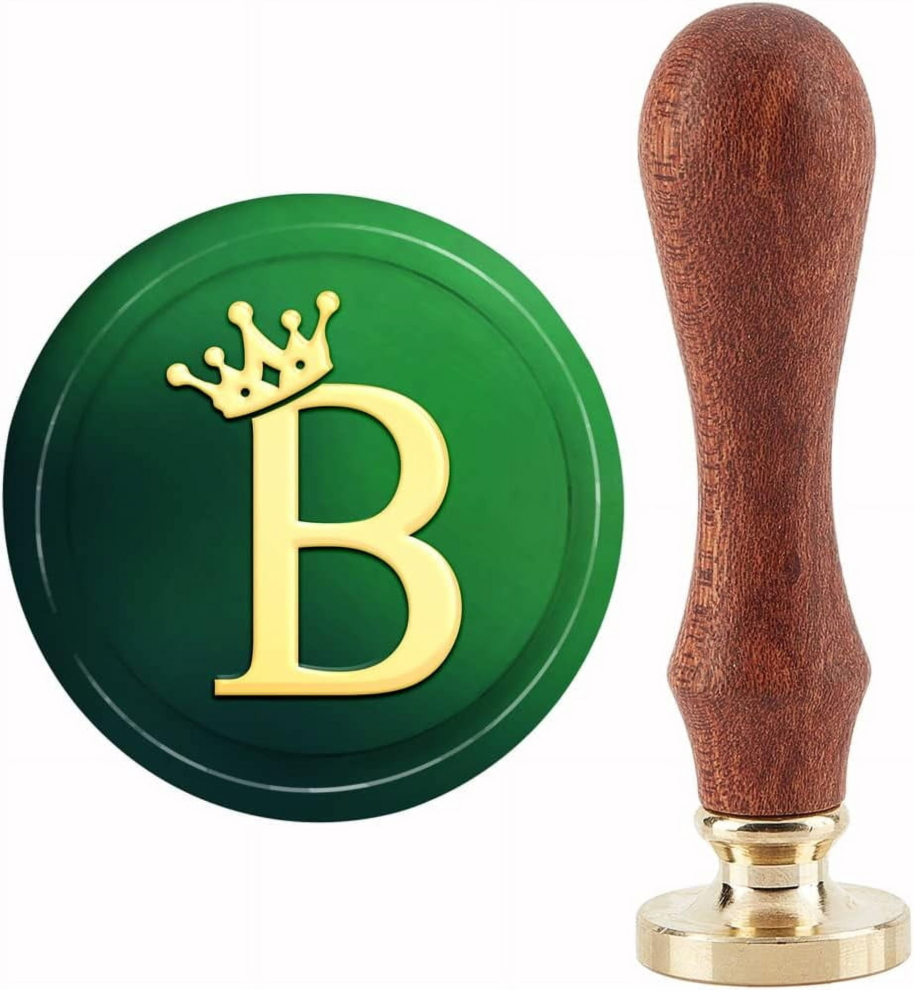 1 Set Brass Wax Seal Stamp with Handle for DIY Scrapbooking Letter ...
