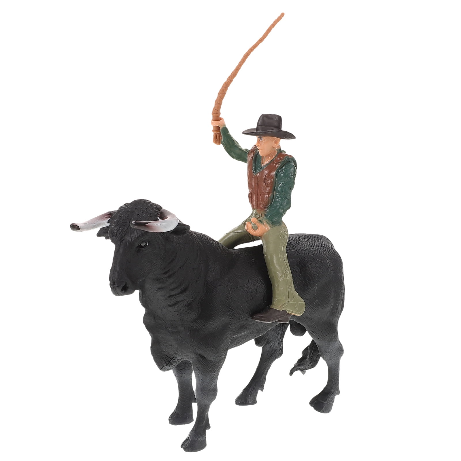 1 Set Bullfighting Model Spanish Bullfighting Toys Realistic Bull ...