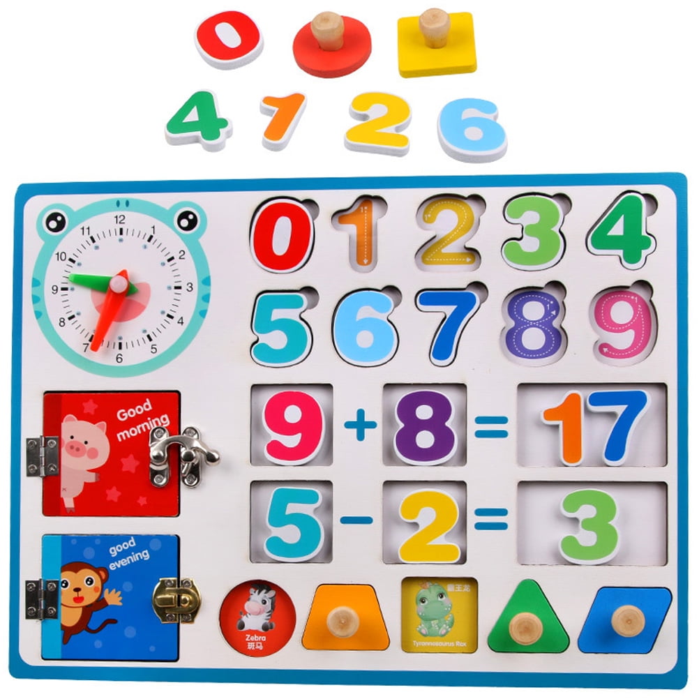 1 Set Busy Board for Toddler Sensory Board Preschool Learning Toy ...