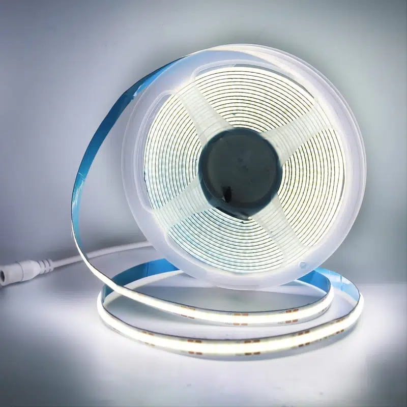 1 Set COB LED Strip Lights DC 12V Cold White Flexible Diode Strip ...