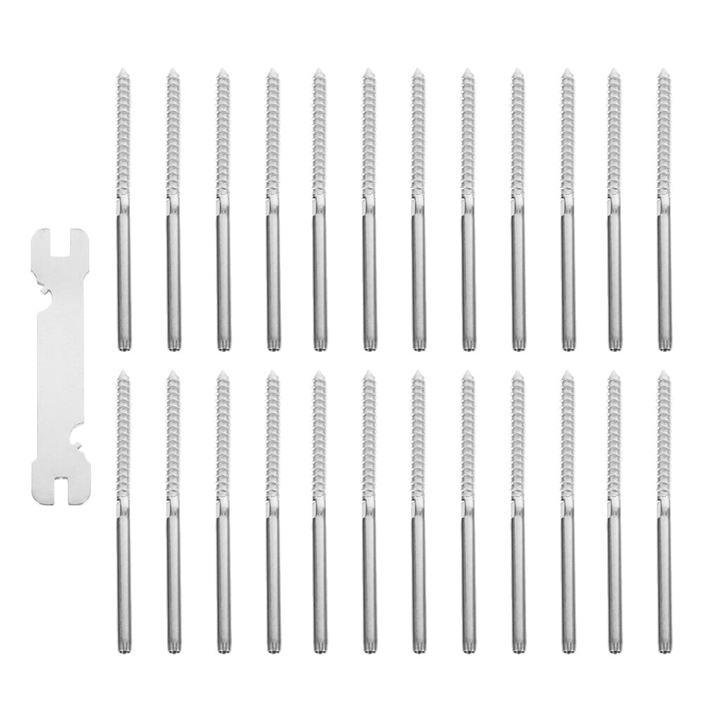 MERRYHAPY Merryhapy Cable Railing Accessories AntiRust Silver ...