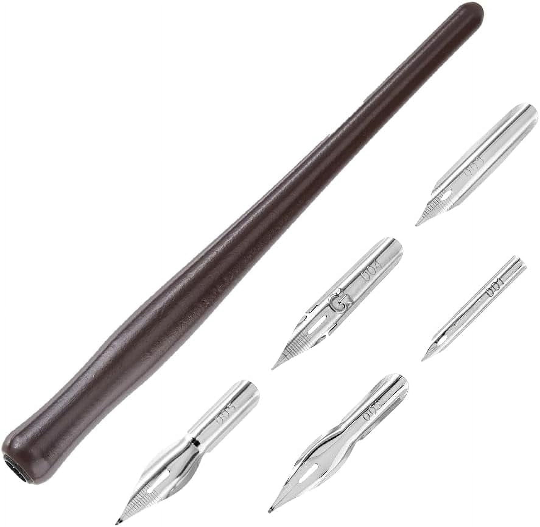 1 Set Calligraphy Writing Dip Pen Set with Handmade Resin Dip Pen ...