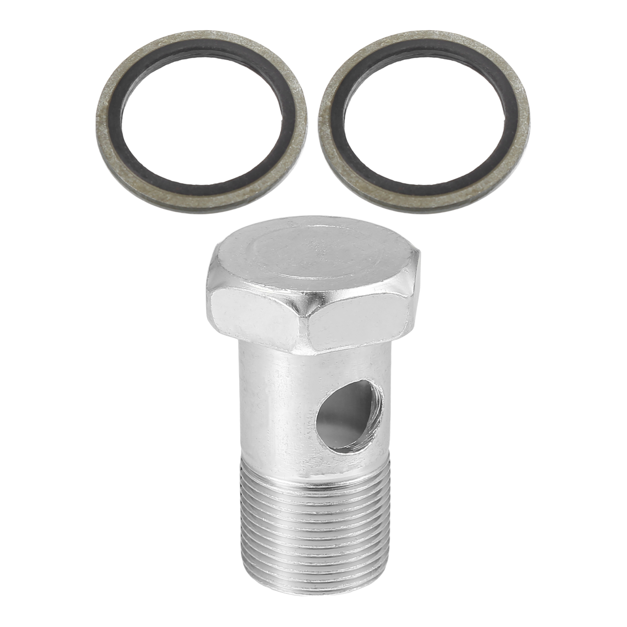 1 Set Car Brake Line Fitting Adapter 2.17" Length M24x1.5 Brake Line ...