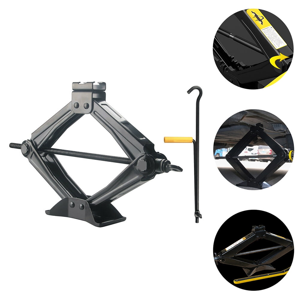 1 Set Car Foldable Hand Cranking 3 Ton Jack Rocker Folding Handle ...