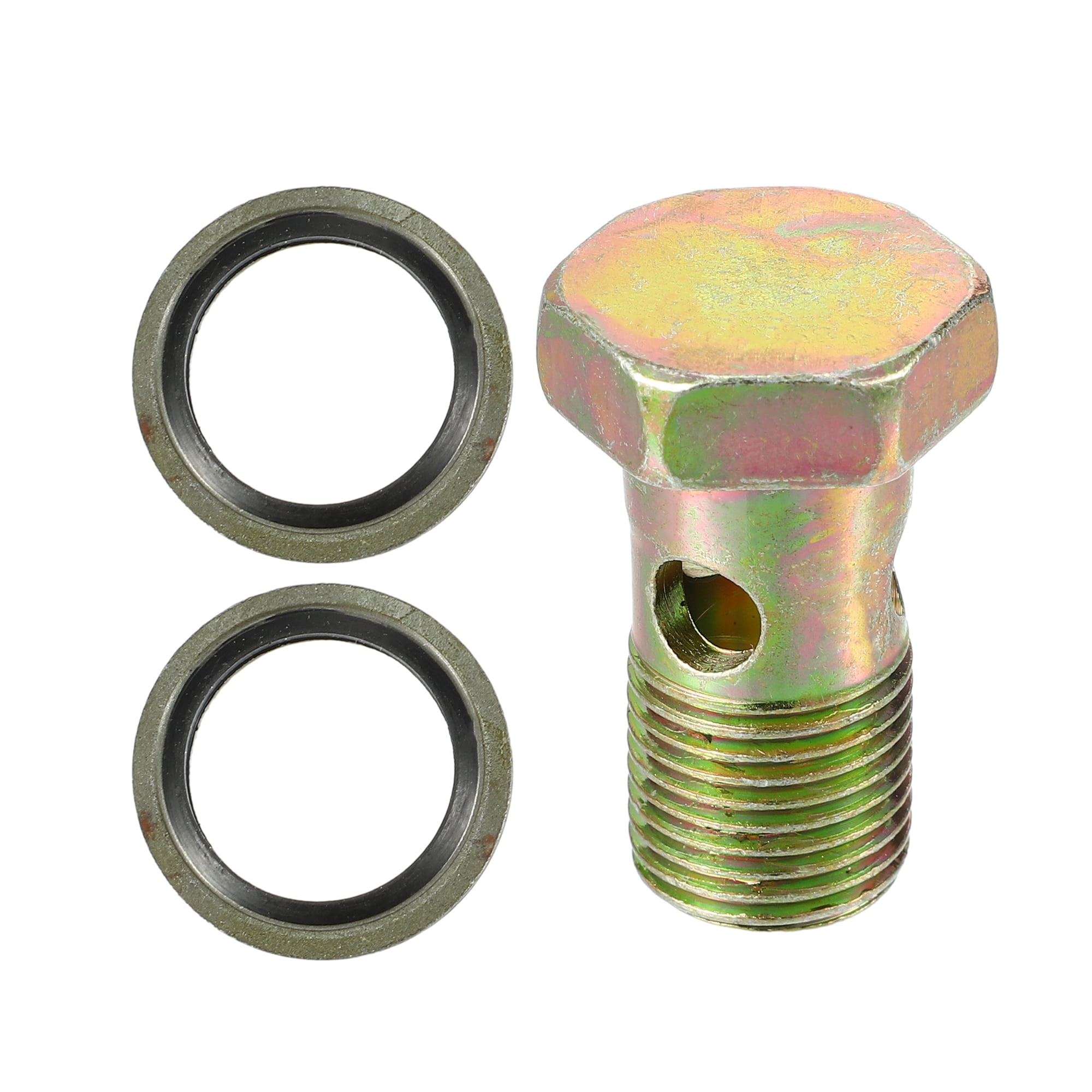 1 Set Car Single Banjo Bolt M16x1.5 Length 37mm Metric Thread Turbo Brake Line Fitting Adapter W ...