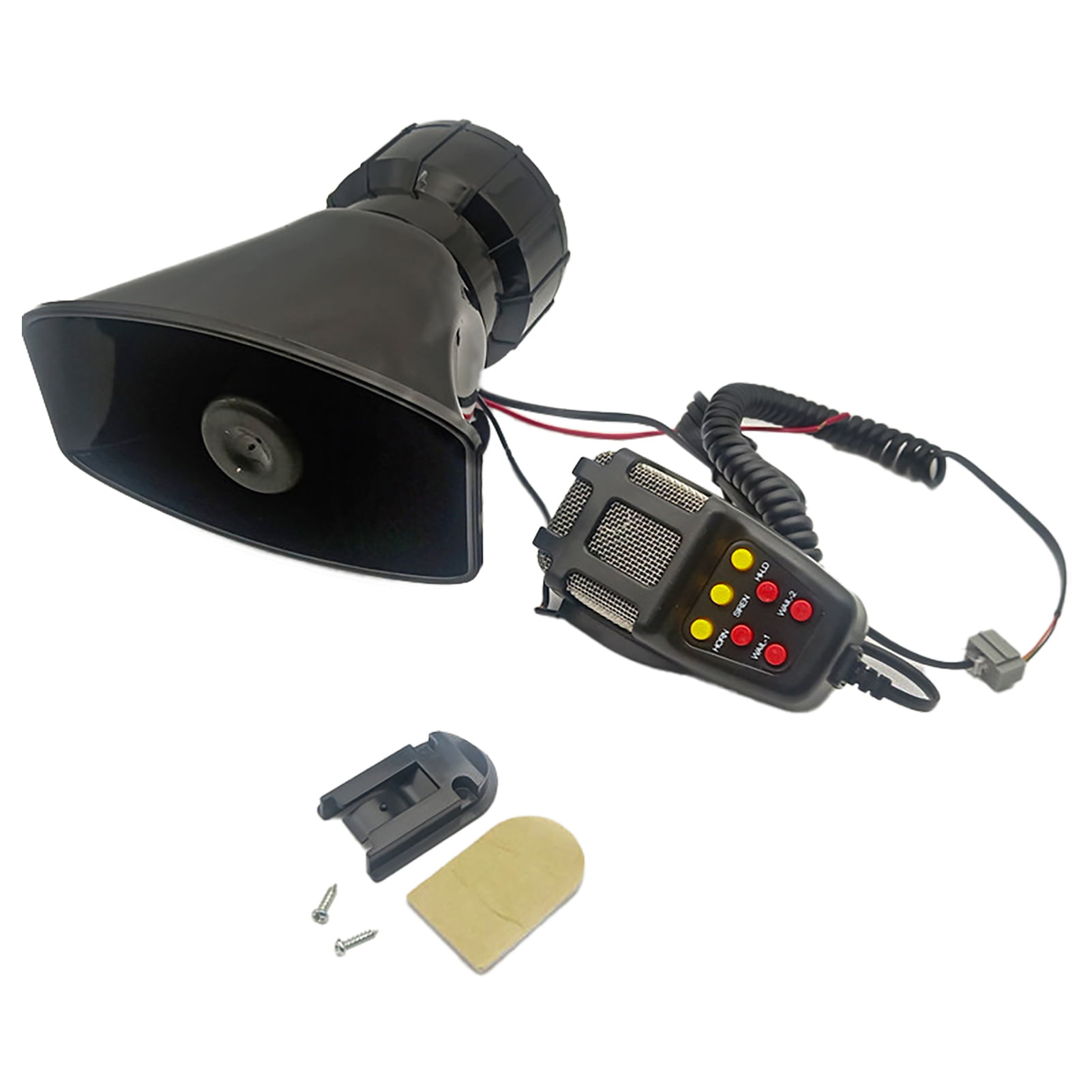 1 Set Car Siren Super Loud Universal 7 Sounds 12V Electric Siren Auto ...