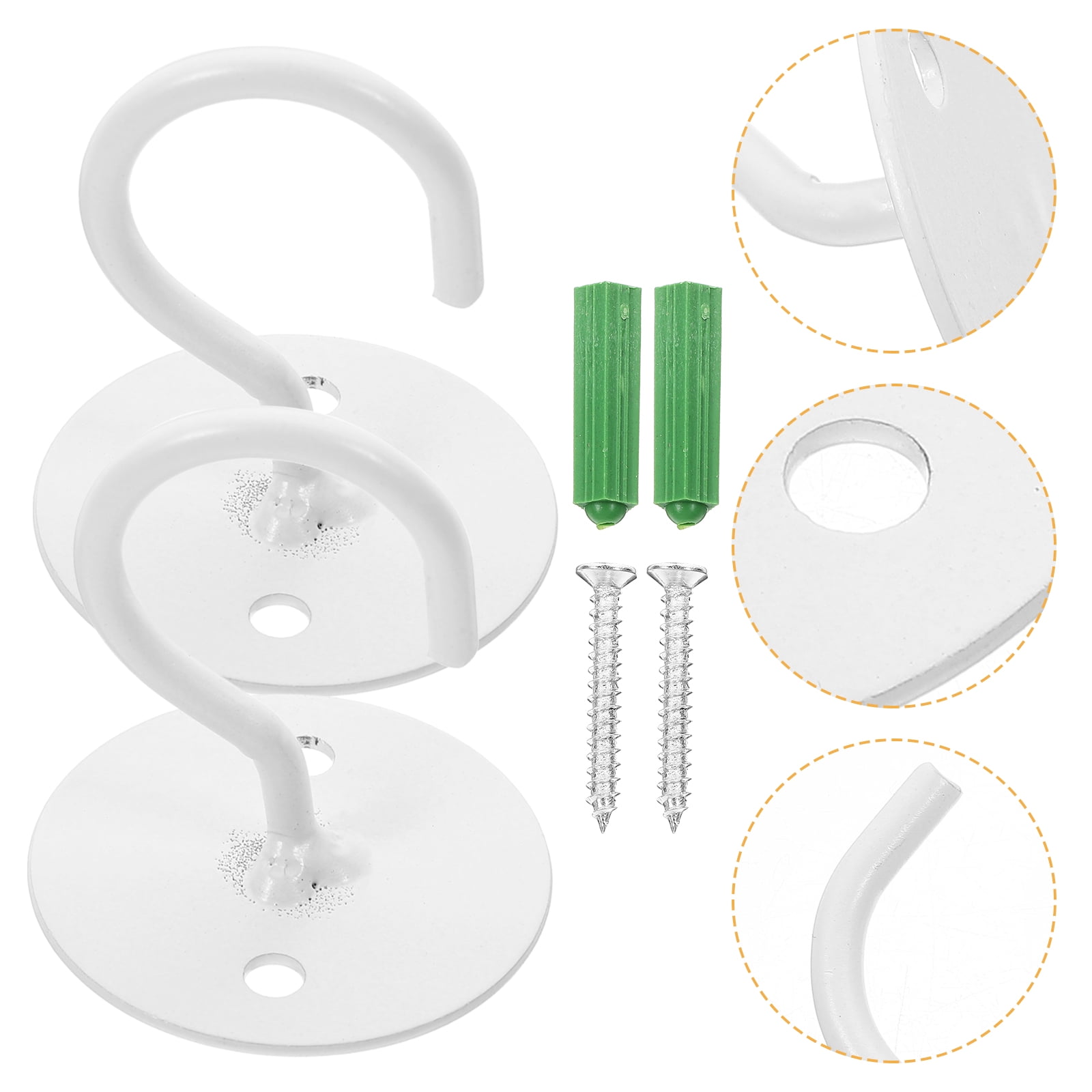 1 Set Ceiling Hooks Planter Hooks Wall Mount Hangers Plant Hooks ...