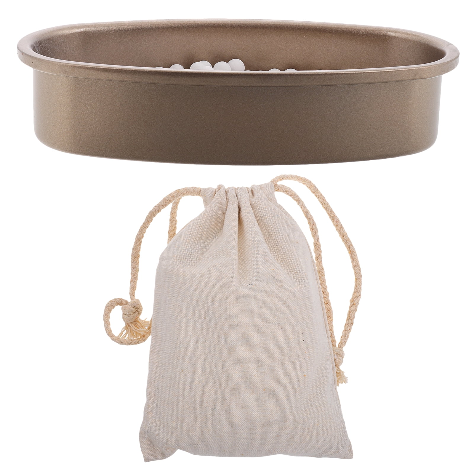 1 Set Ceramic Pie Weights with Cotton Bags and Baking Pan Reusable Pie ...