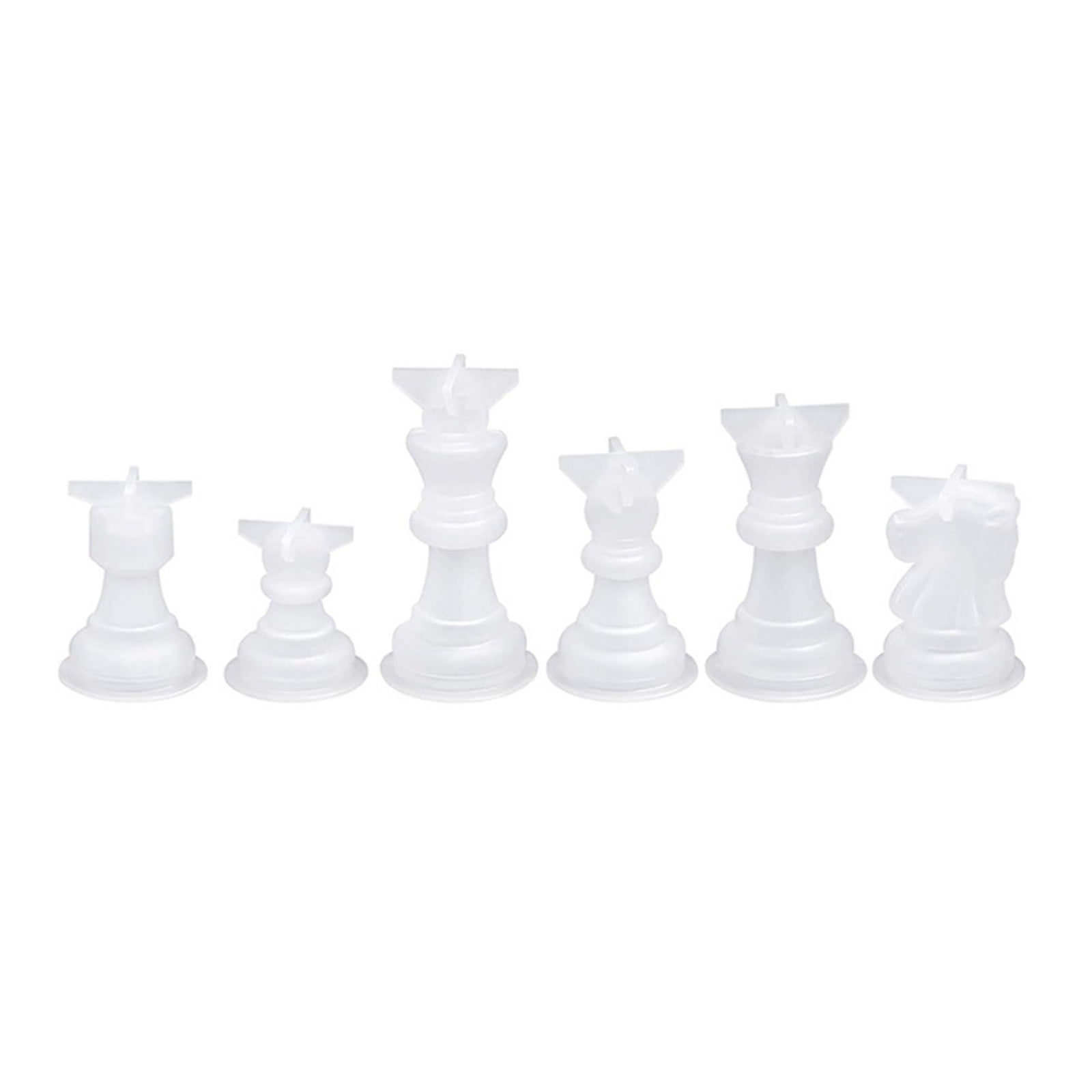 1 Set Checkers Board Silicone Mold 3D Chess Crystal Epoxy Casting Mold ...