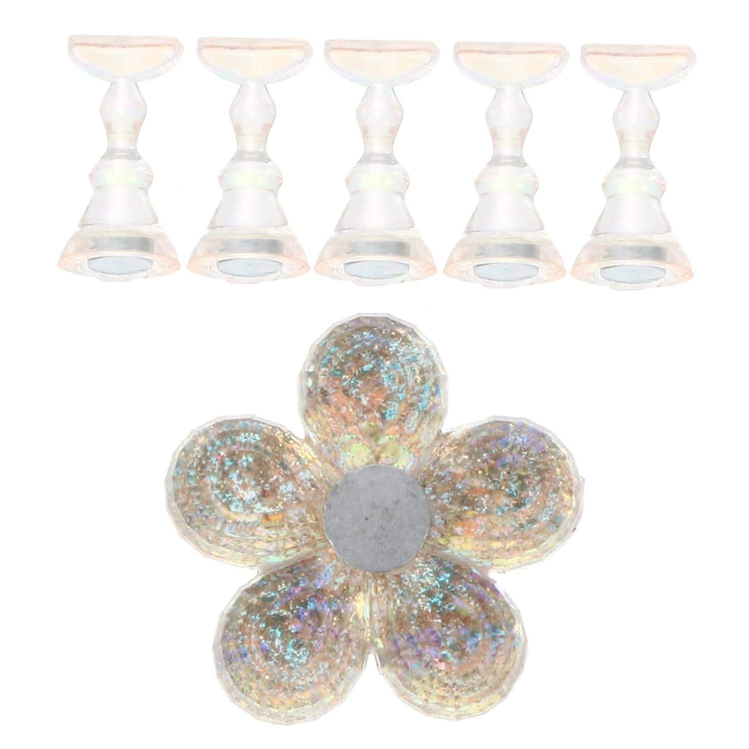 1 Set Chess Practice Seat Fake Nail Holders Nail Tip Practice Rack ...