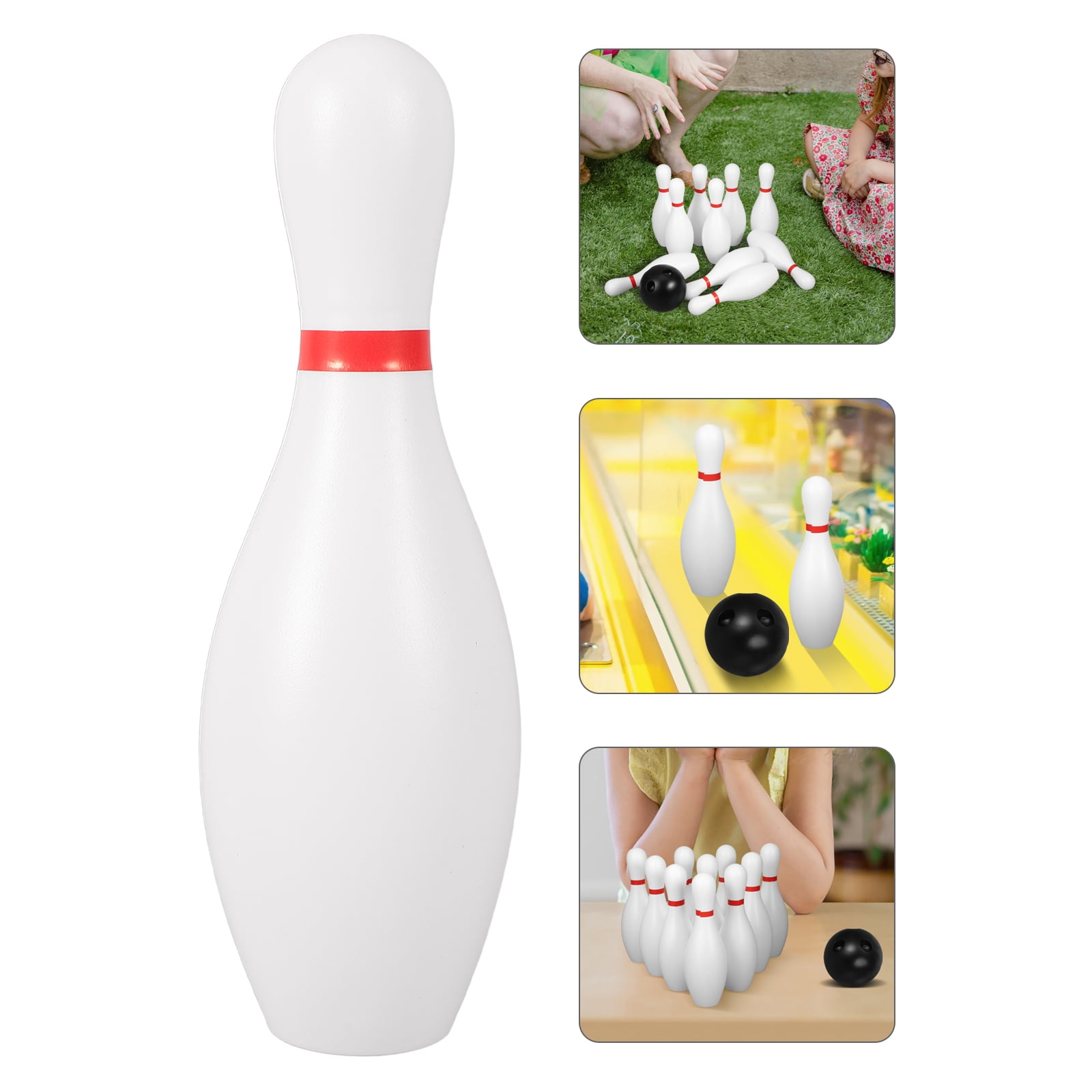 1 Set Children Bowling Toy Plastic Bowling Balls Set Bowling Game Prop ...