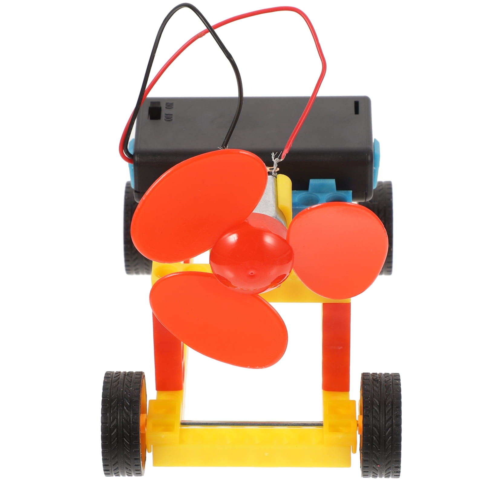 1 Set Children DIY Crane Education Learning Kit Wind Power Car Model ...