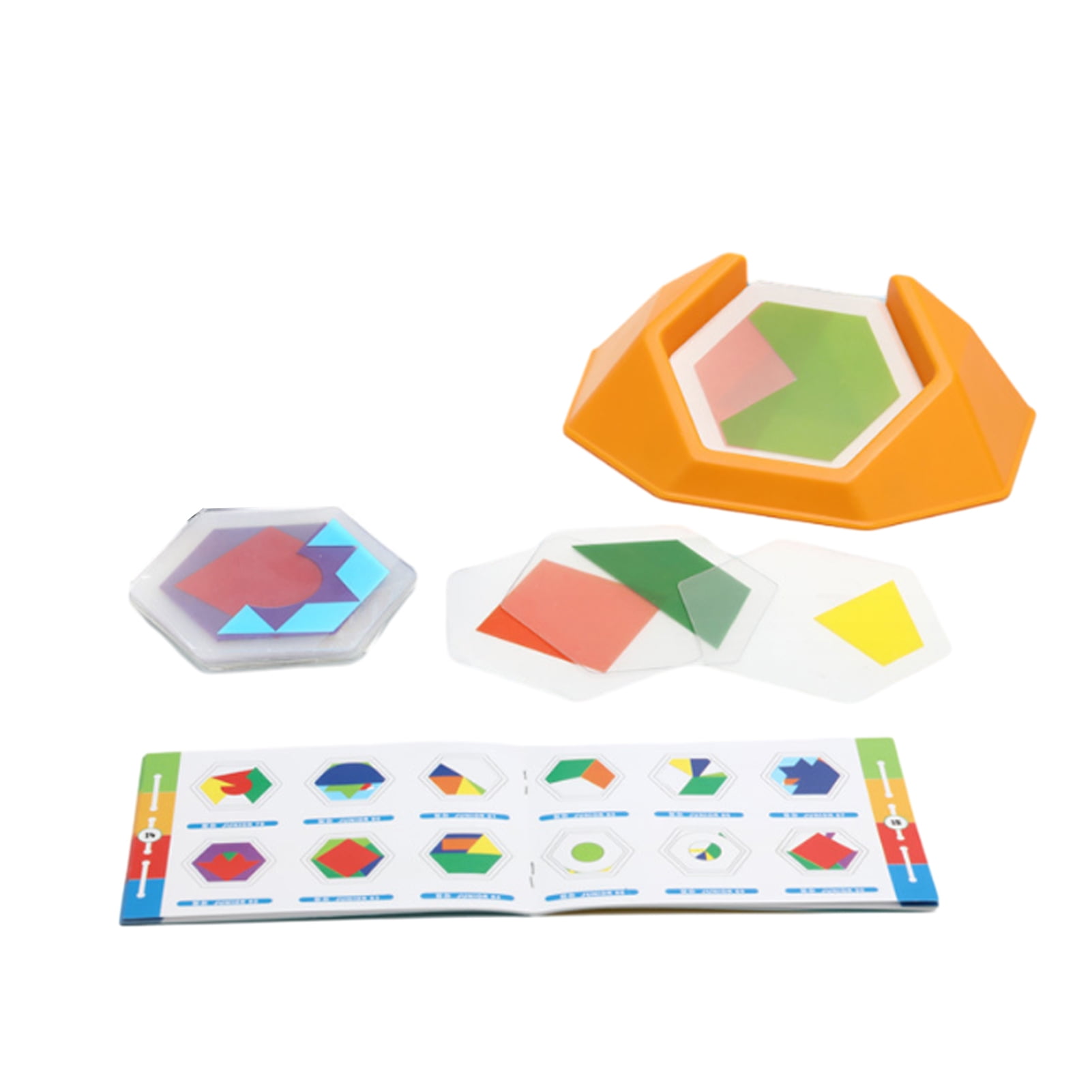 1 Set Children Thinking Jigsaw Puzzle Interesting Color Code Puzzle ...