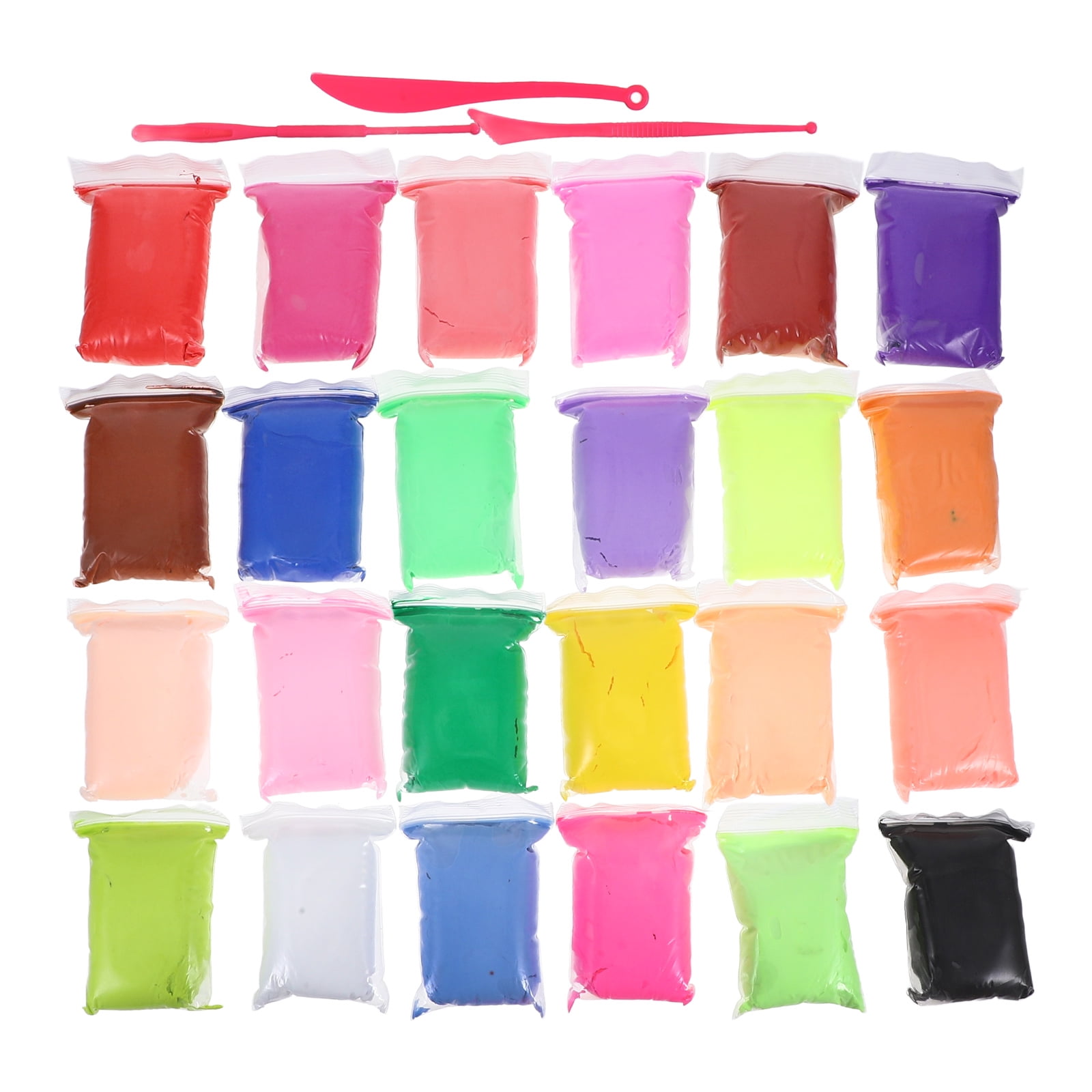 1 Set Children's 24 Color Clay Kit with Sculpting Tools for Creative ...