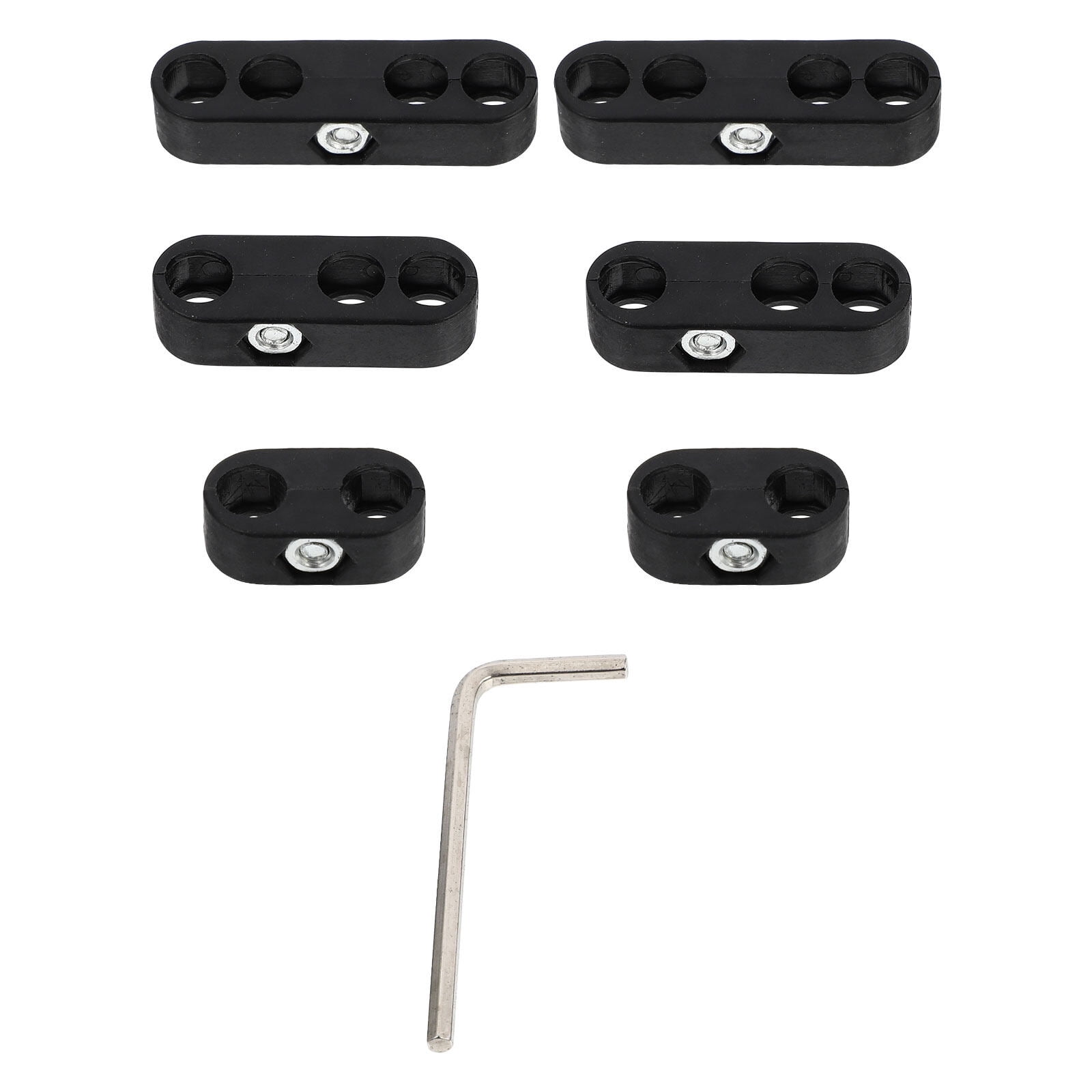 BRIGHTFUFU Automotive Wire Clips Car Ignition Wire Holders Black Abs ...