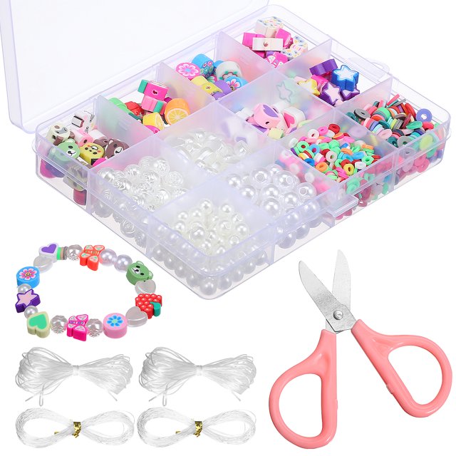 1 Set Clay Bead Bracelet Kit Clay Beads Bracelet Making Kit Clay Beads ...