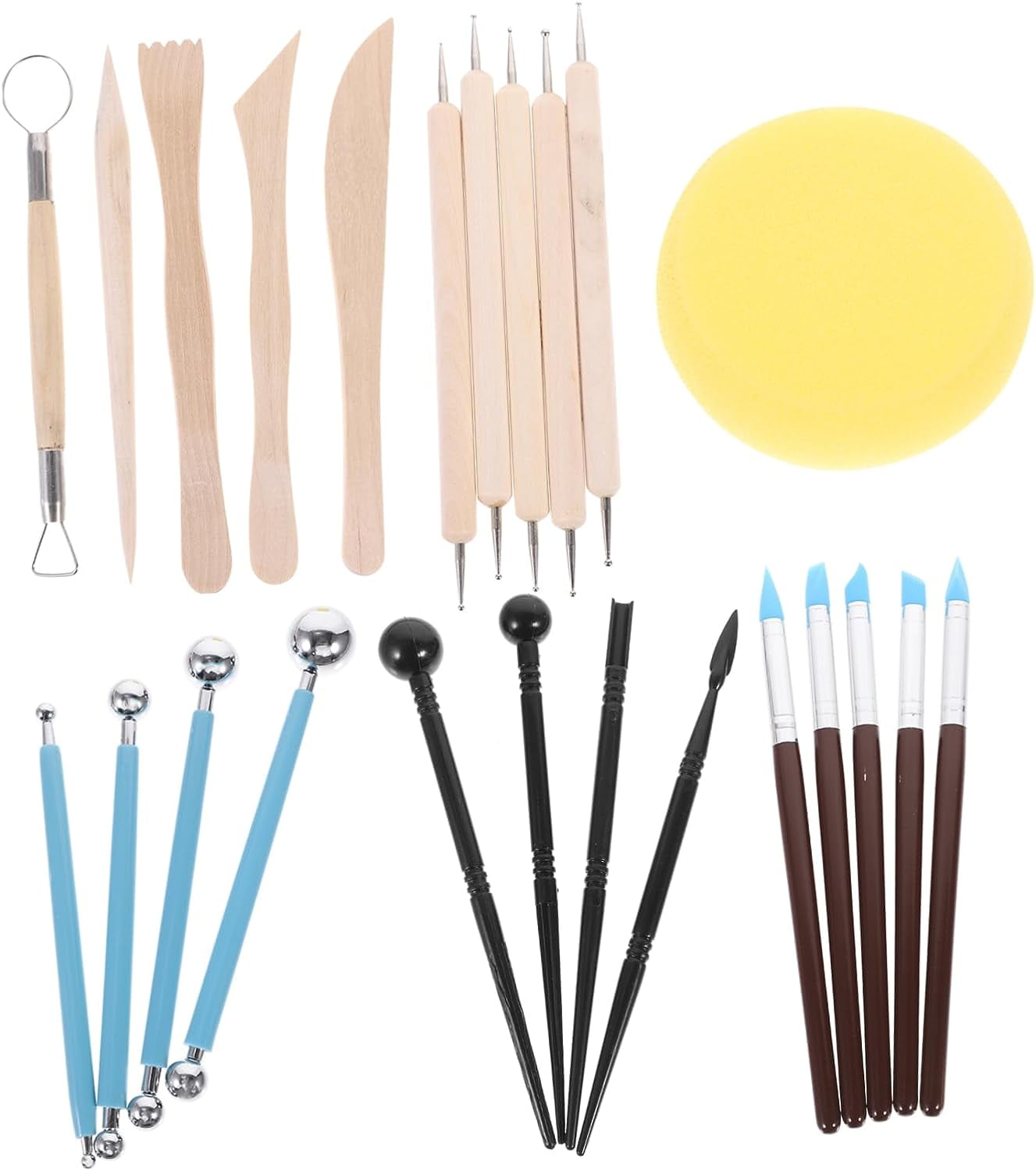 1 Set Clay Tools Pottery Clay Carving Tools Clay Modeling Tools Pottery Sculpting Tool Model ...