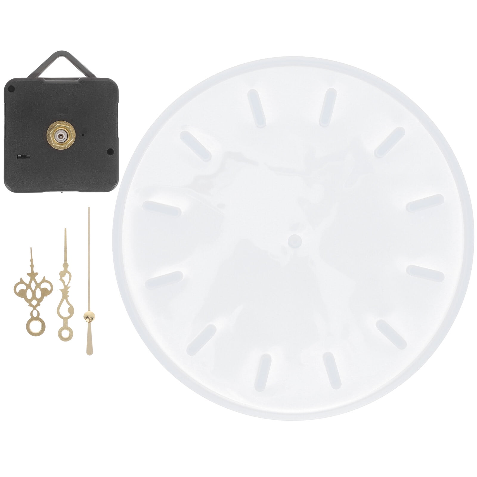 1 Set Clock DIY Silicone Mold DIY Clock Movement Kit DIY Epoxy Silicone ...