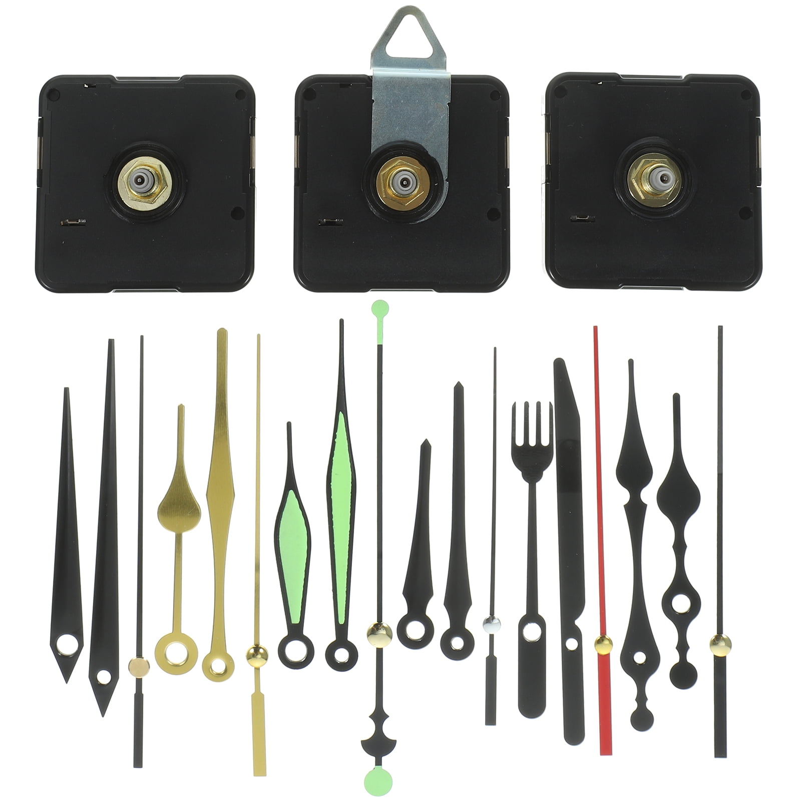 COSMOBETTY Replacement Wall Clock Mechanism Battery Operated 3 Clock ...