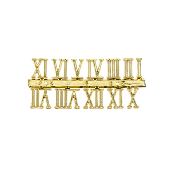 1 Set Clock Numbers Parts Arabic Roman Numeral Clocks Number Plate ...