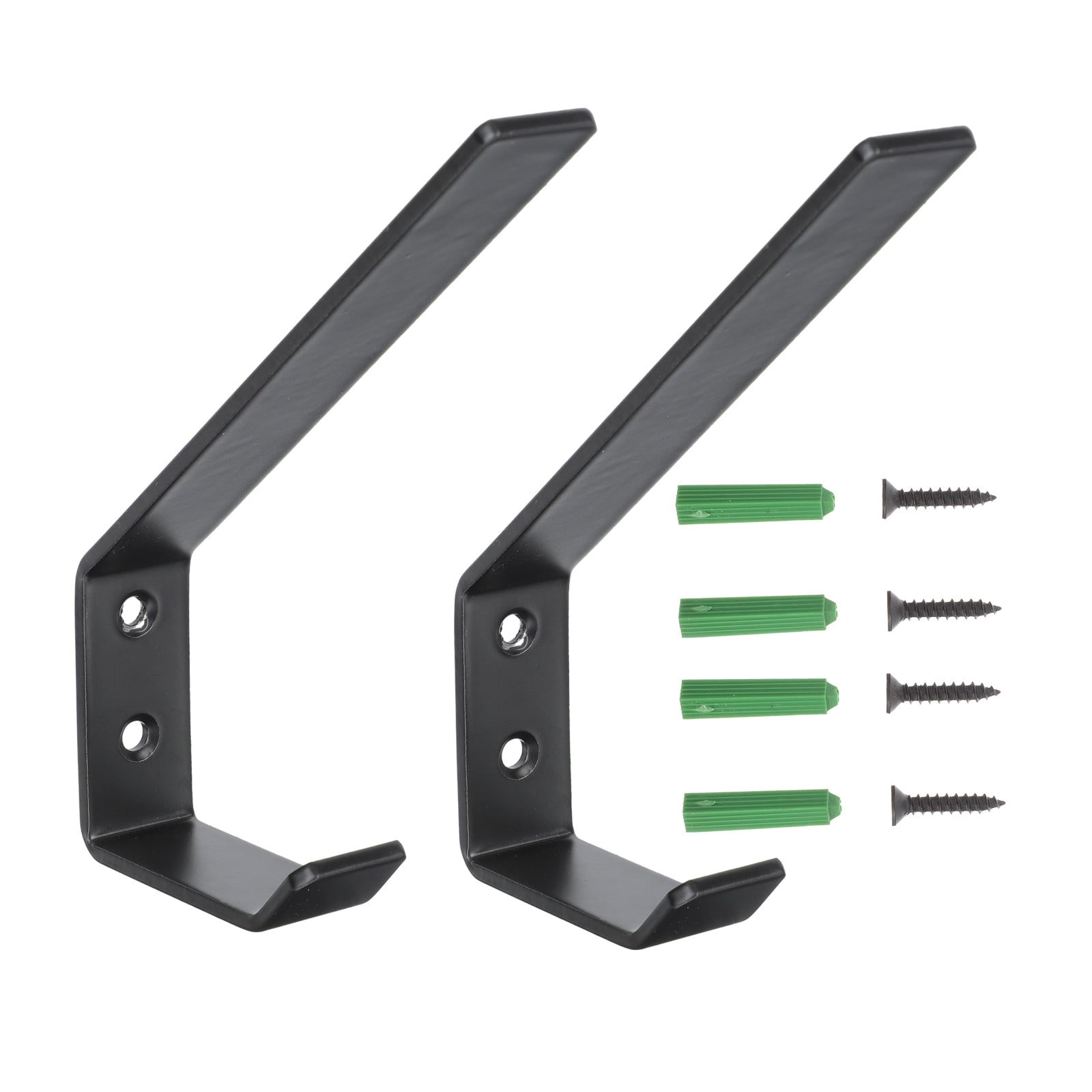 1 Set Clothes Hanger Metal Wall Hooks Helmet Wall Hook Multipurpose ...