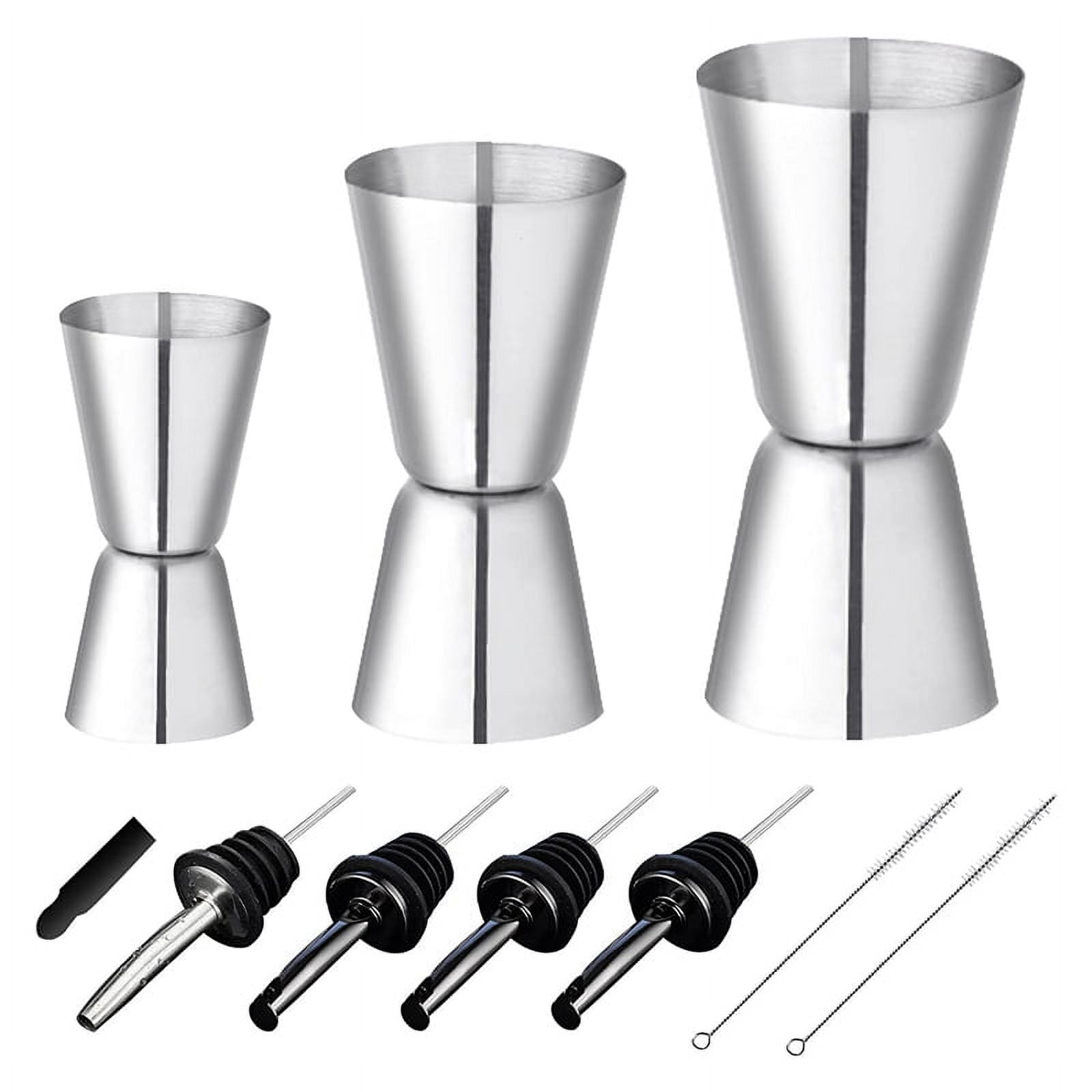 1 Set Cocktail Measuring Cups 3/4/5Cl Small Jigger with Inner Scaling ...