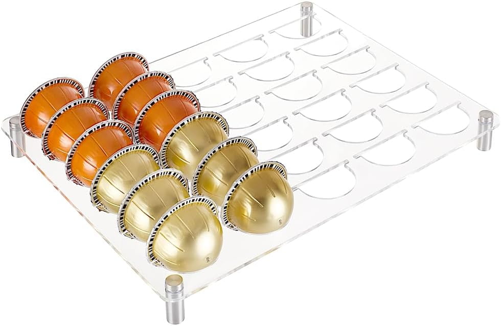 1 Set Coffee Pods Holder Coffee Storage Organizer Holds 30 Pods Coffee ...