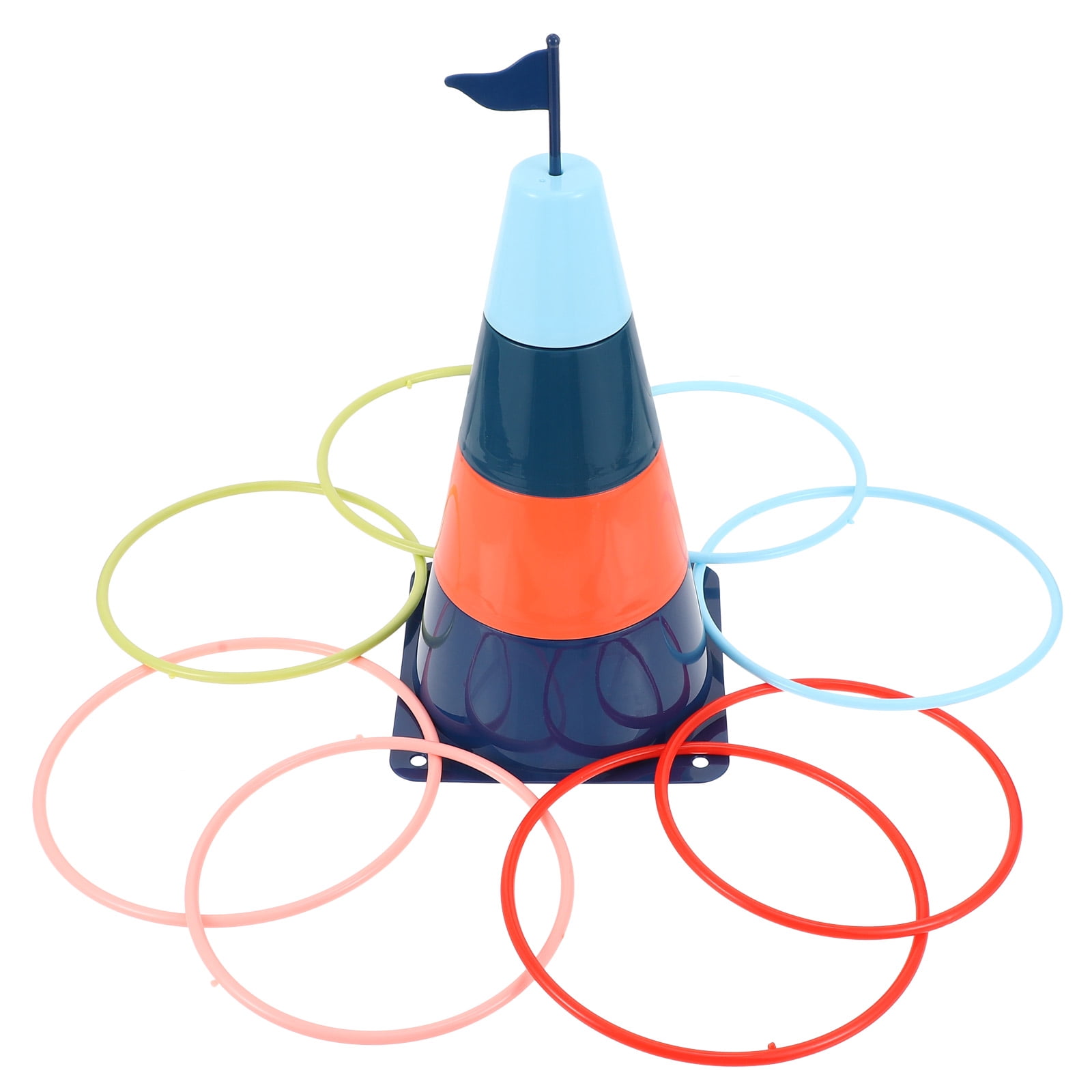 1 Set Colorful Ring Toss Game Plaything Party Games Supplies Kids Toys ...