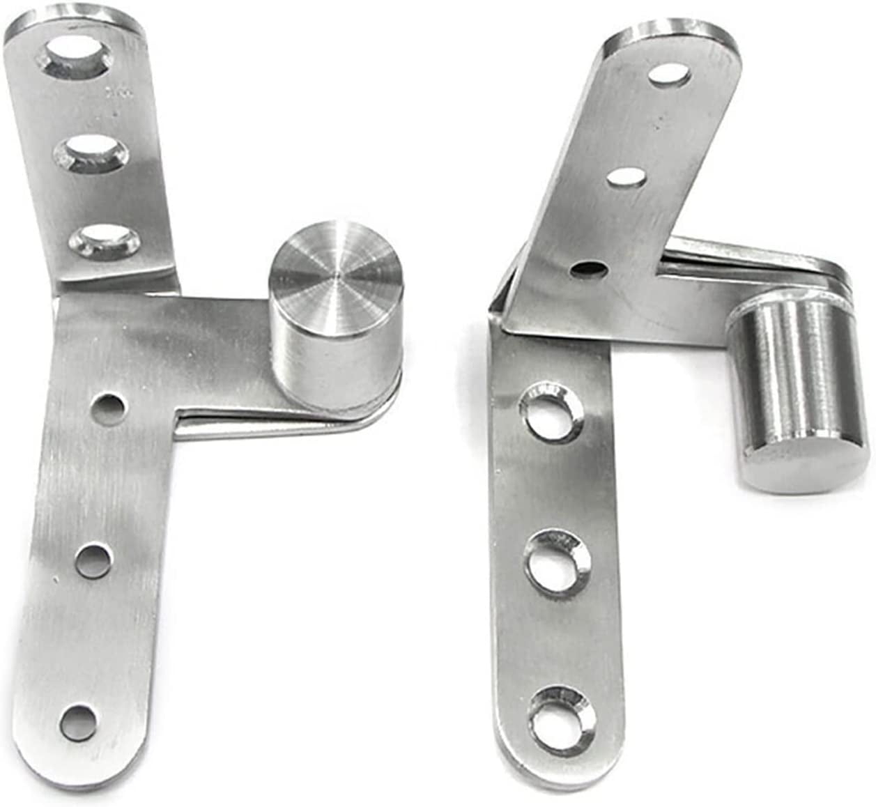 1 Set of Concealed Hinges,Stainless Steel Heavy Duty Pivot Hinges for ...