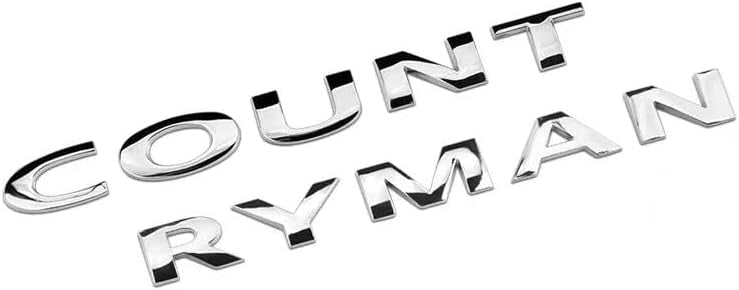 1 Set Countryman 3D Metal Alphabet Badge Engraved Decal Replacement ...