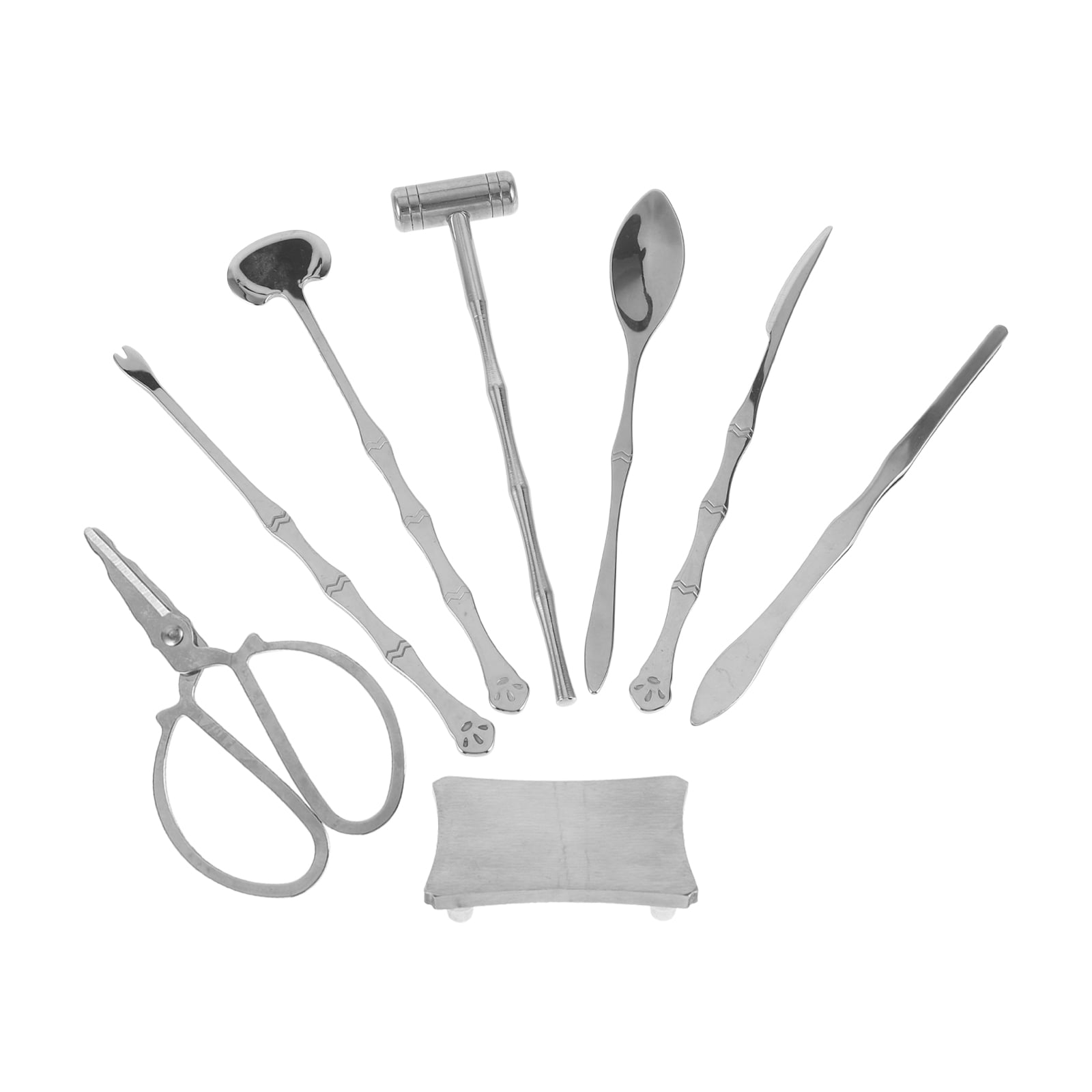 1 Set Crab Eating Tools Seafood Forks Picks Crab and Lobster Cracking ...