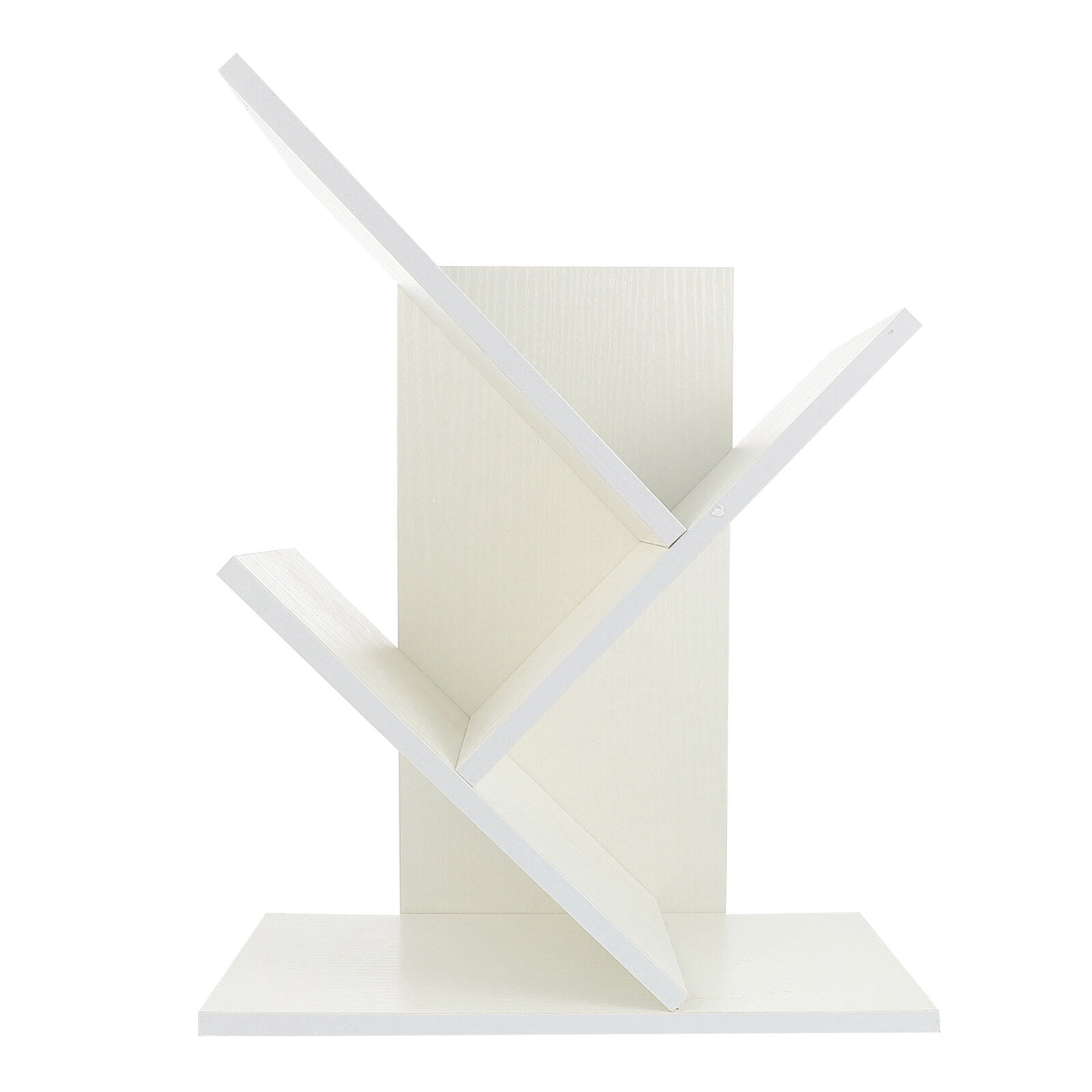 FUEENIRVA White Tree-Shaped Desk Organizer Shelf, Multi-Functional ...