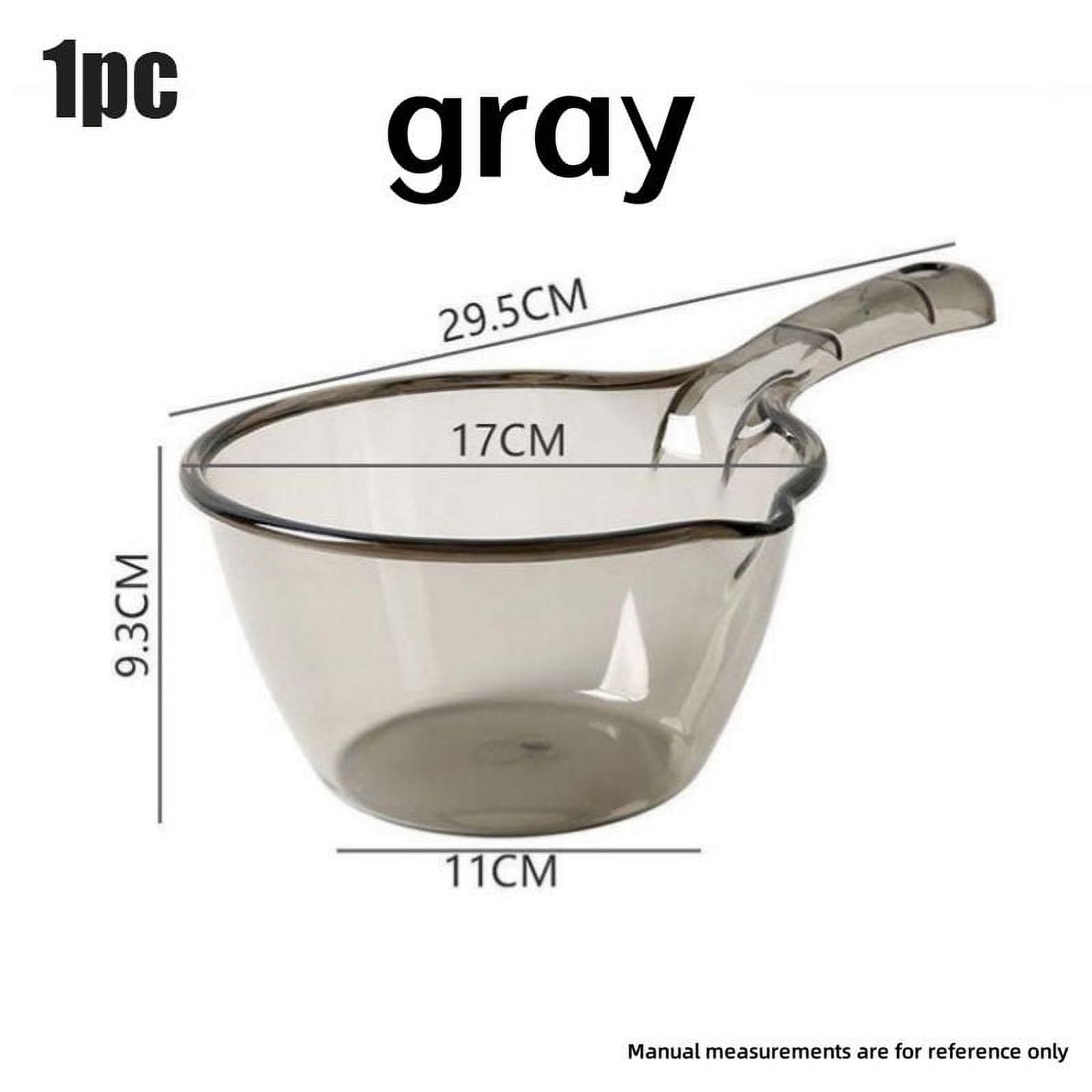 1 Set Creative Water Ladle Big Water Dipper Transparent Plastic Water ...