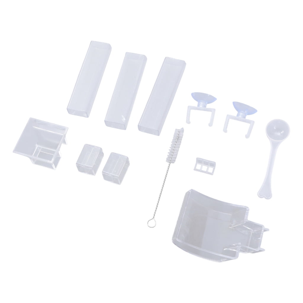 1 Set Crystal Shrimp Pot FishTank Feeding Tube Aquarium Feeding Tools ...