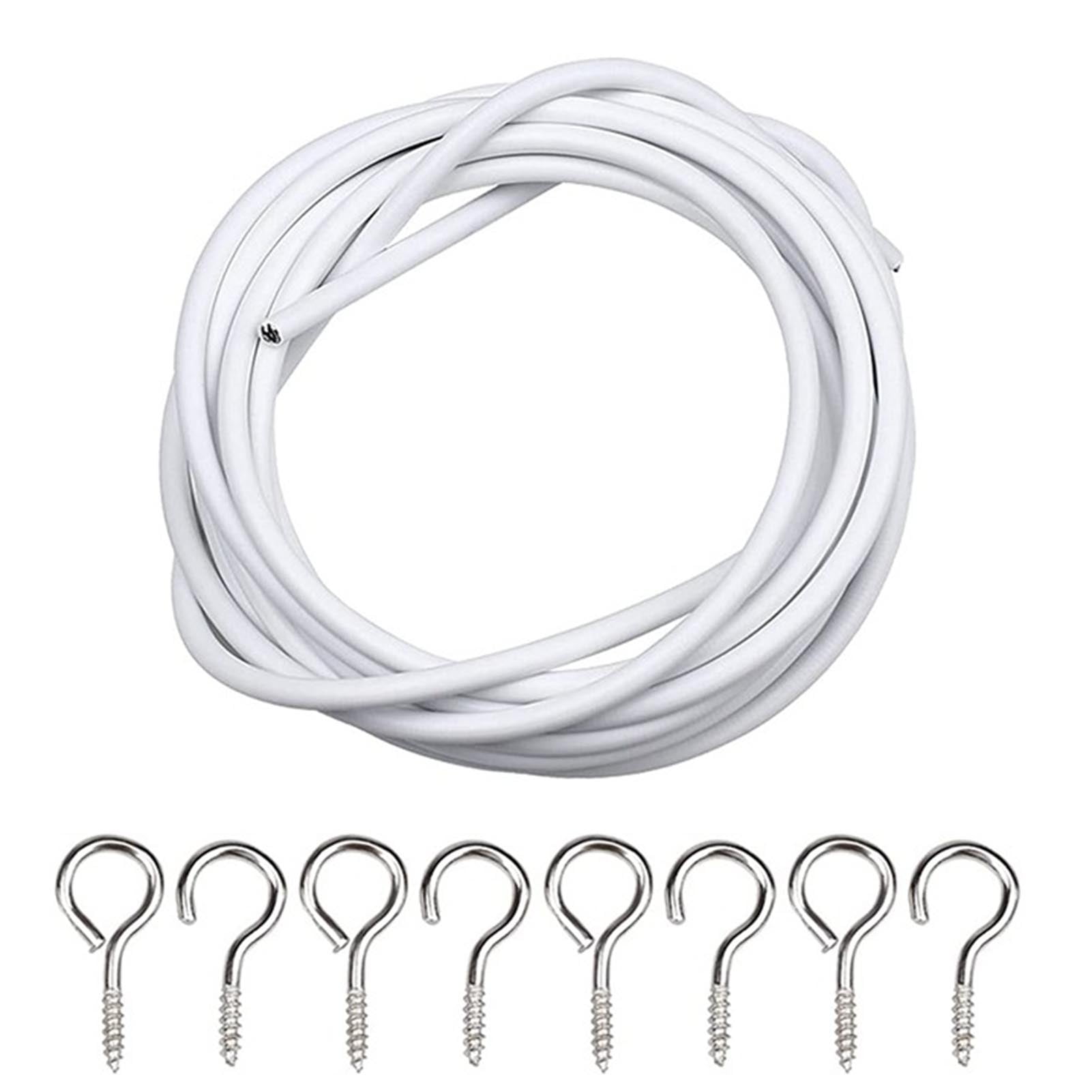 1 Set Curtain Spring Cable Easy to Cut Anti-break Bending-Resistant ...
