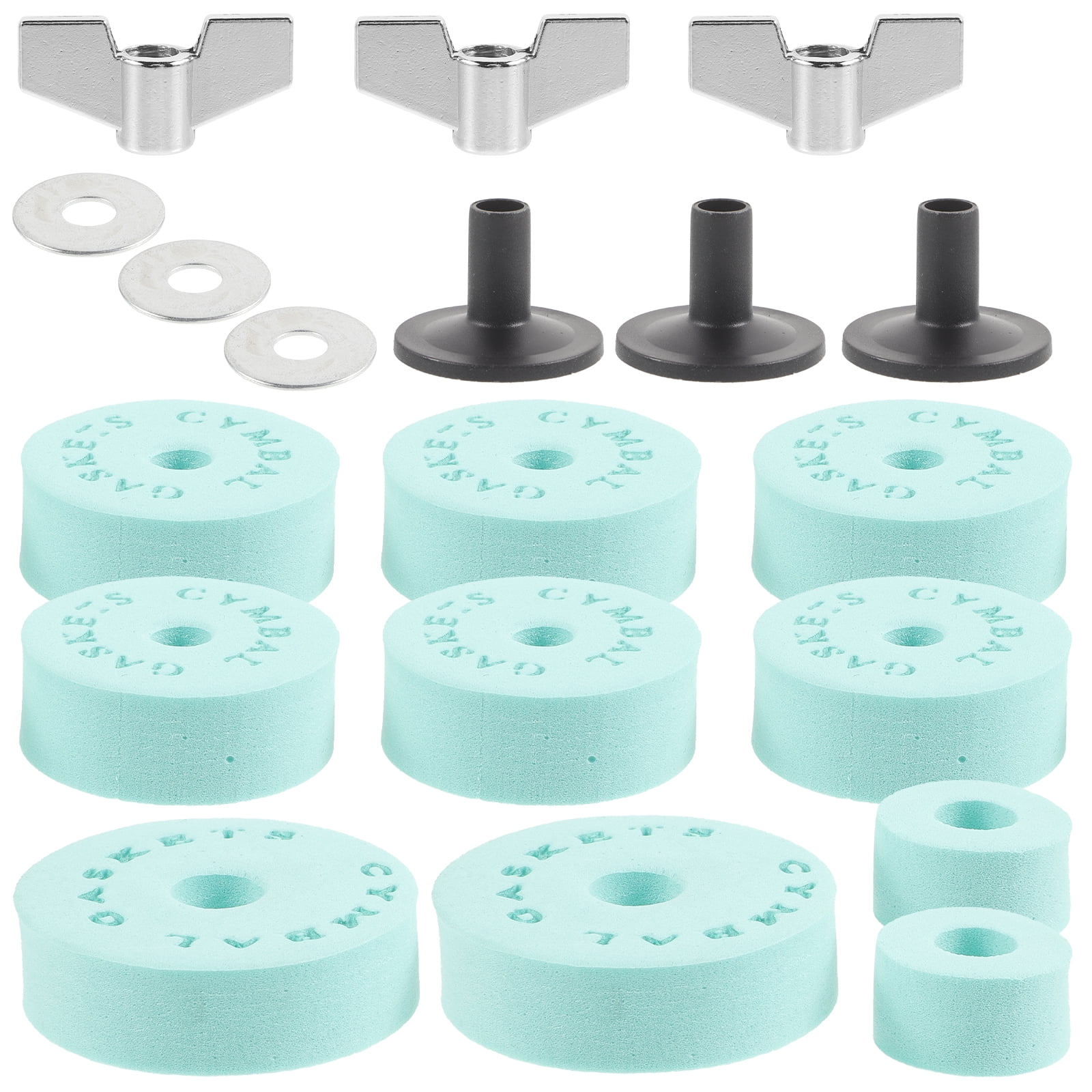1 Set Cymbal Stand Tube Drum Kit Pad Cymbal Washer Drum Nonslip Pad ...