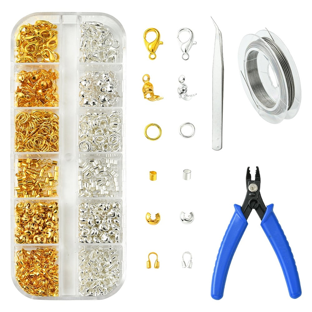 1 Set DIY Bead Jewelry Making Kit Including Zinc Alloy Lobster Claw ...