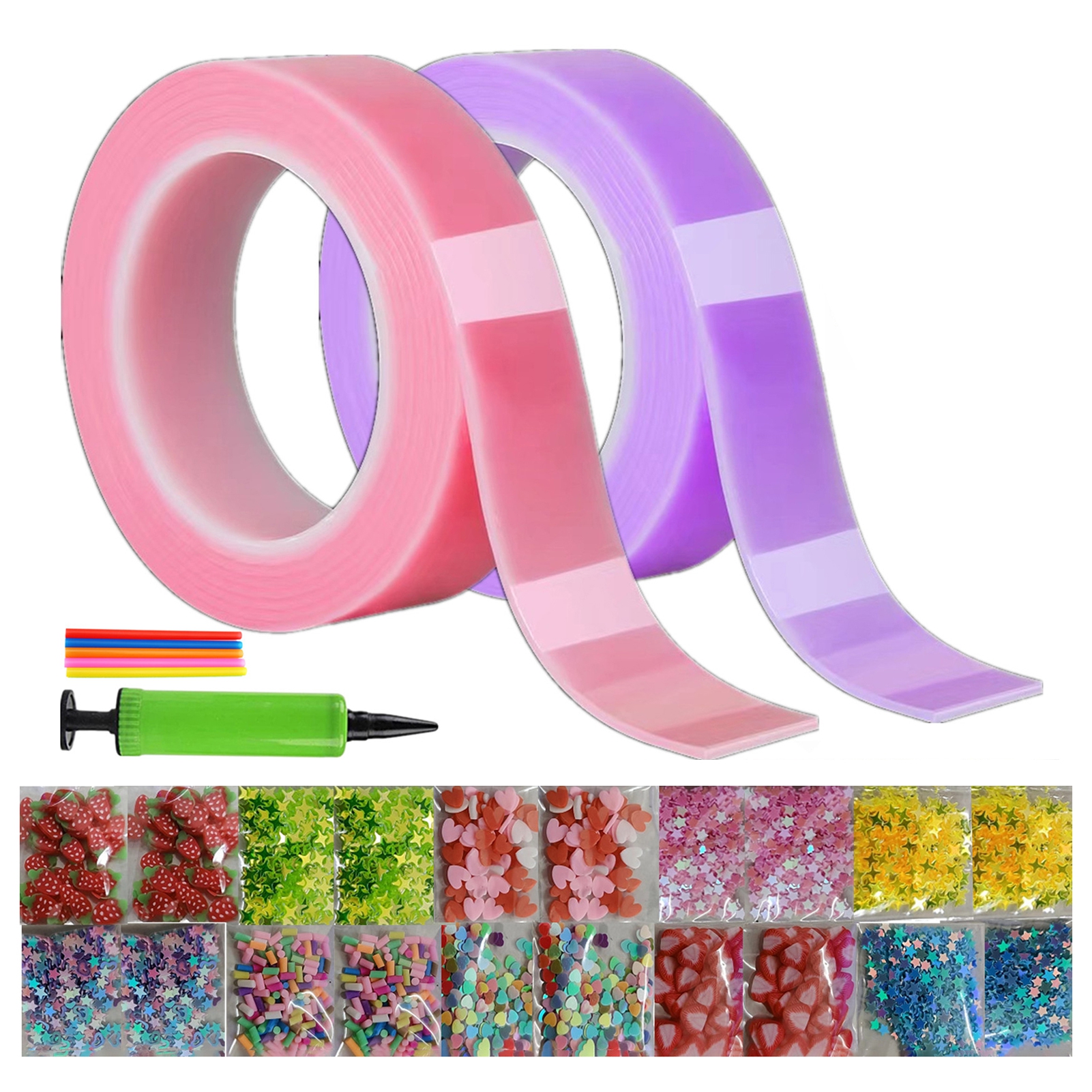 1 Set DIY Bubble Blowing Set Create Sparkly Balloons with Nanometer ...